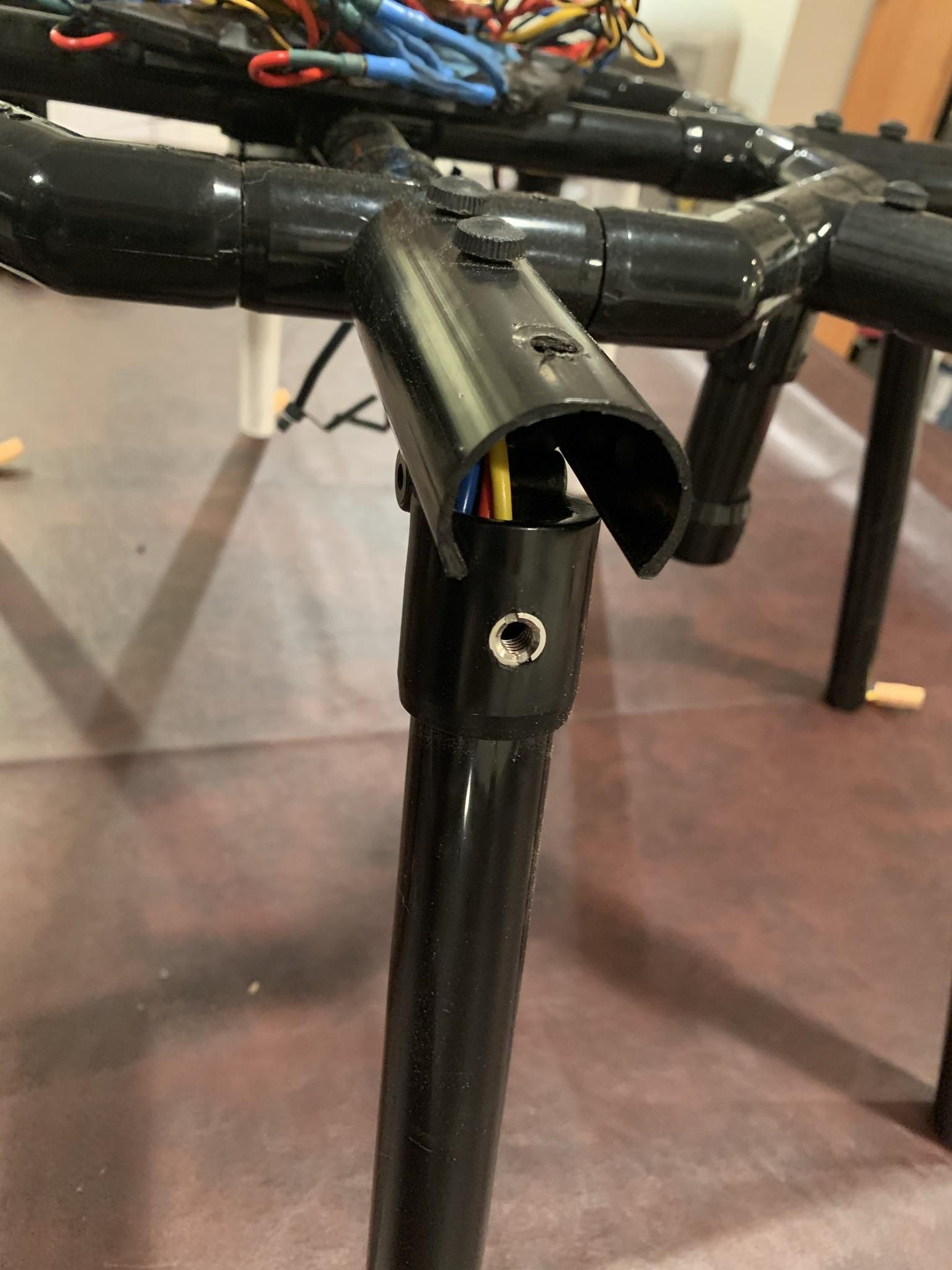 PVC Octocopter Drone Frame With Folding Arms : 10 Steps (with Pictures ...