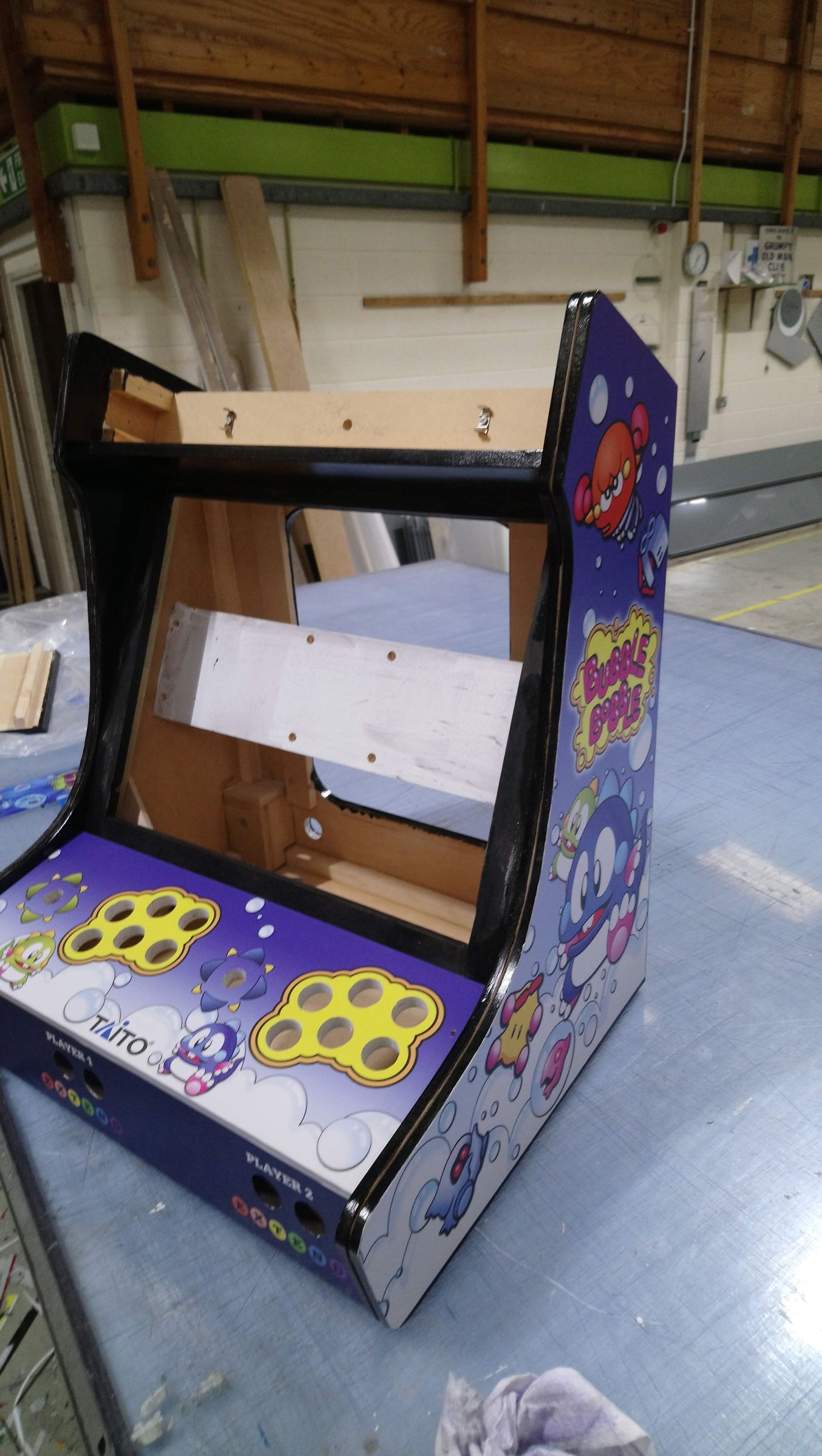 Bubble Bobble Arcade Cabinet (Bartop) : 14 Steps (with Pictures ...