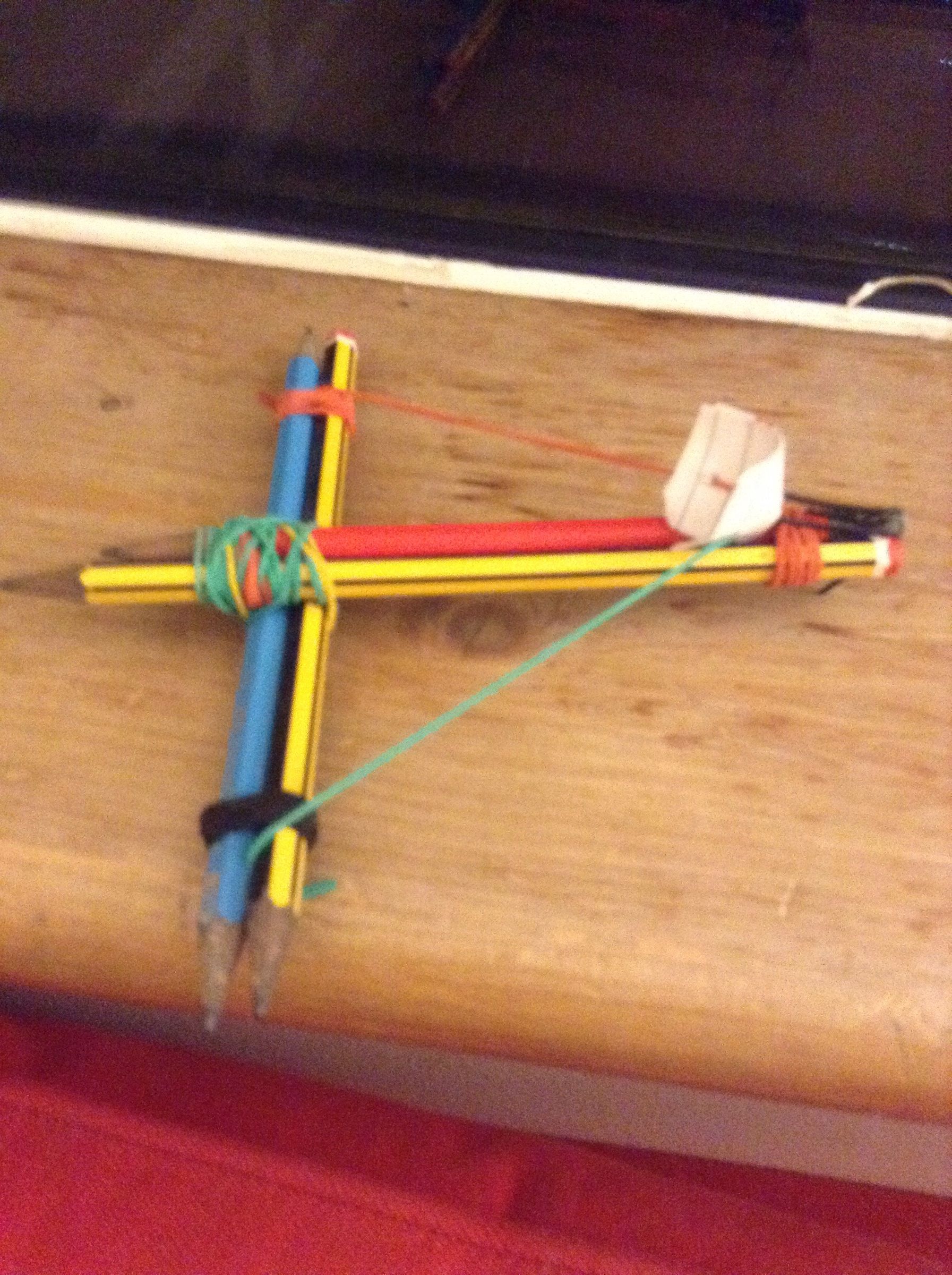 Homemade Pencil Crossbow : 6 Steps - Instructables