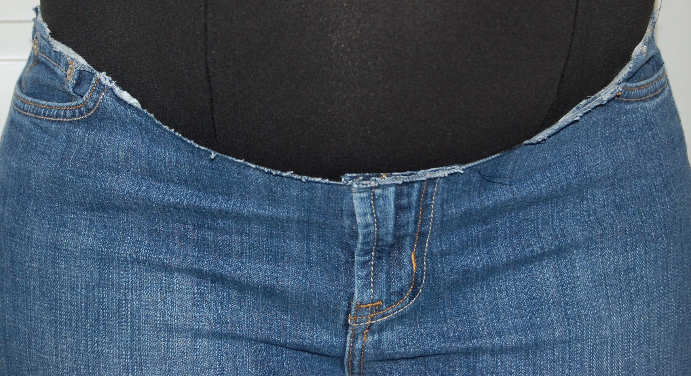 How to Make Maternity Jeans Using Regular Jeans and a T-shirt : 11 ...