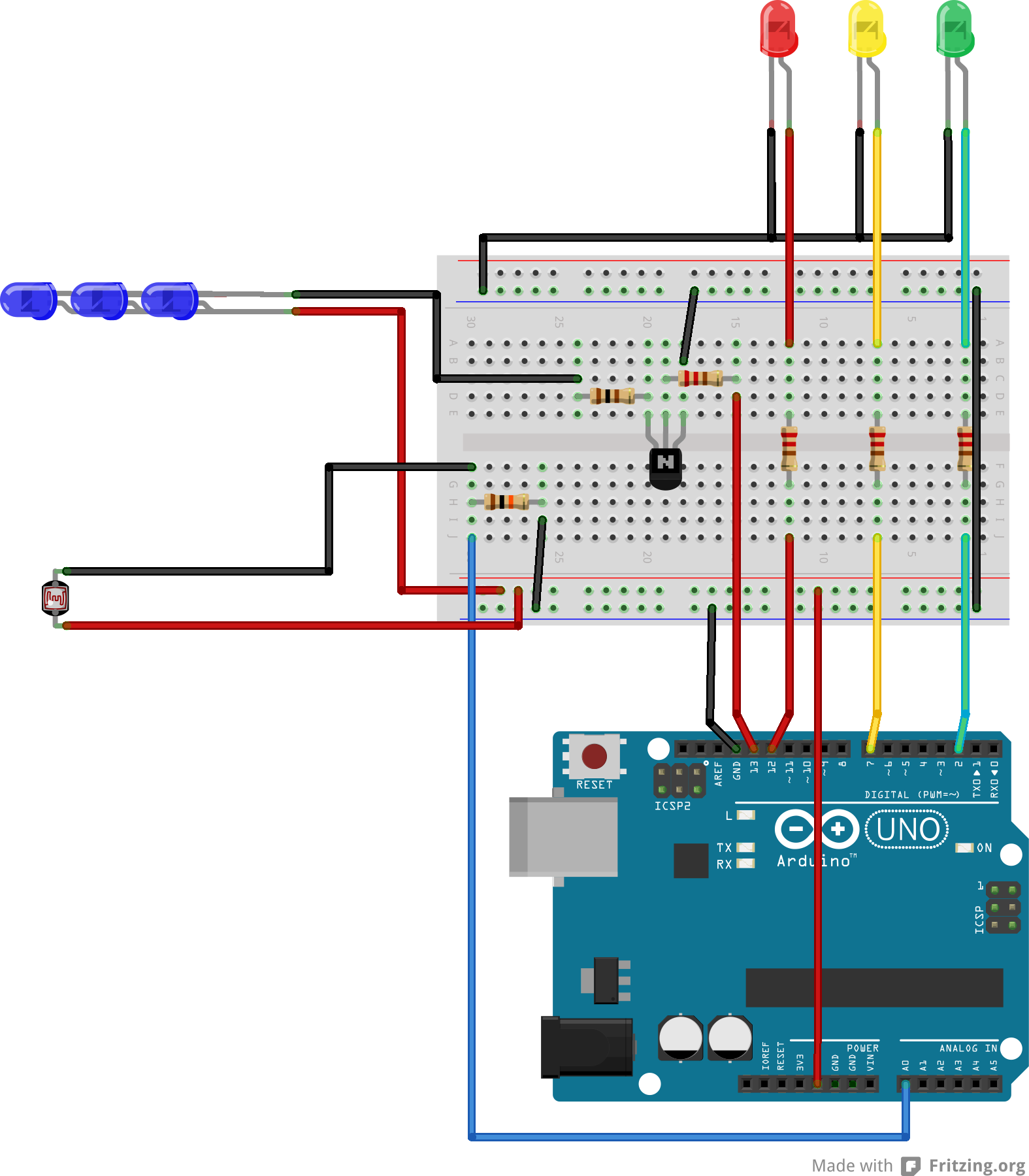 Arduino Traffic Light for Beginners : 25 Steps - Instructables