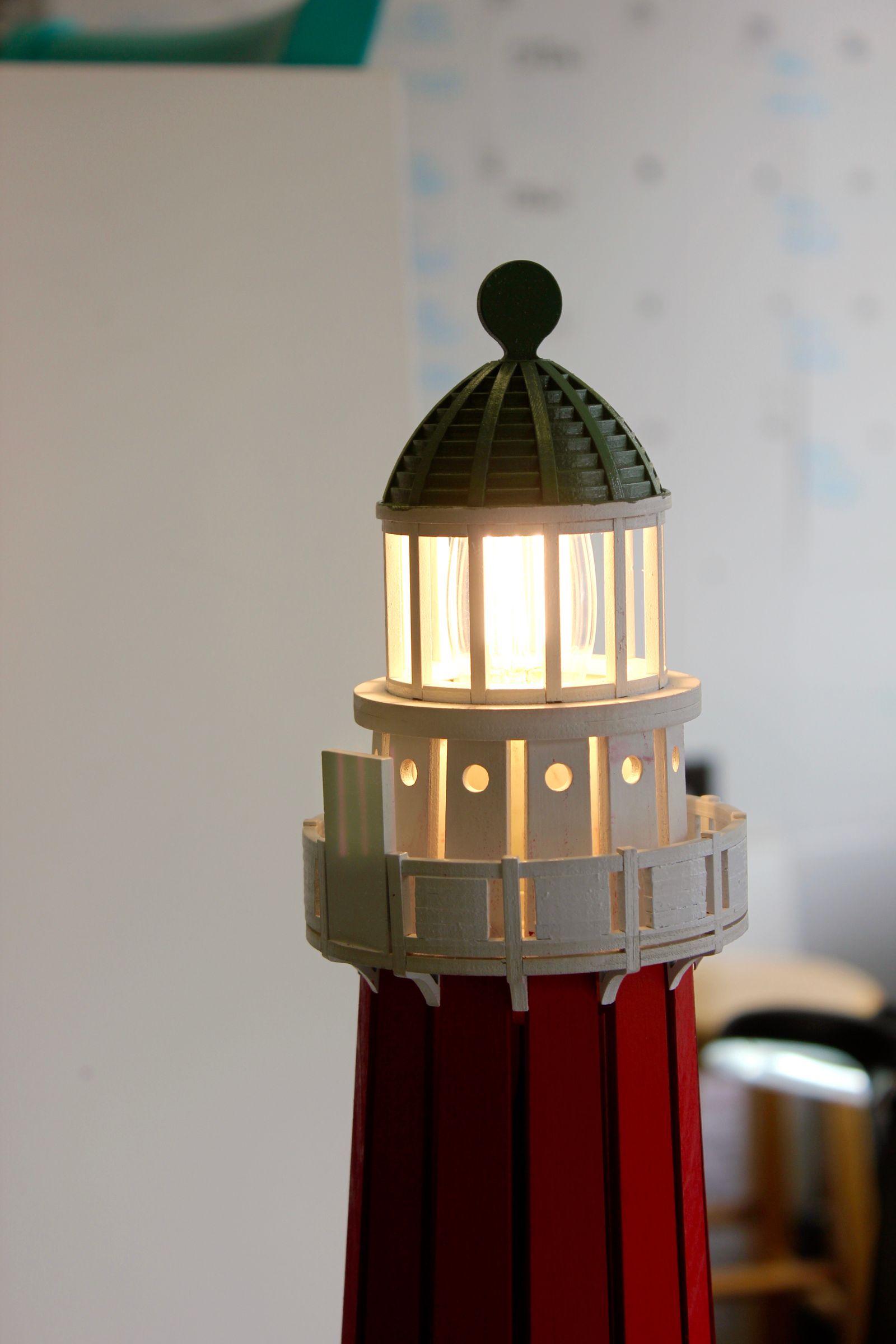 Scheveningen Lighthouse Lamp (Laser-Cut Scale Modeling) : 13 Steps ...
