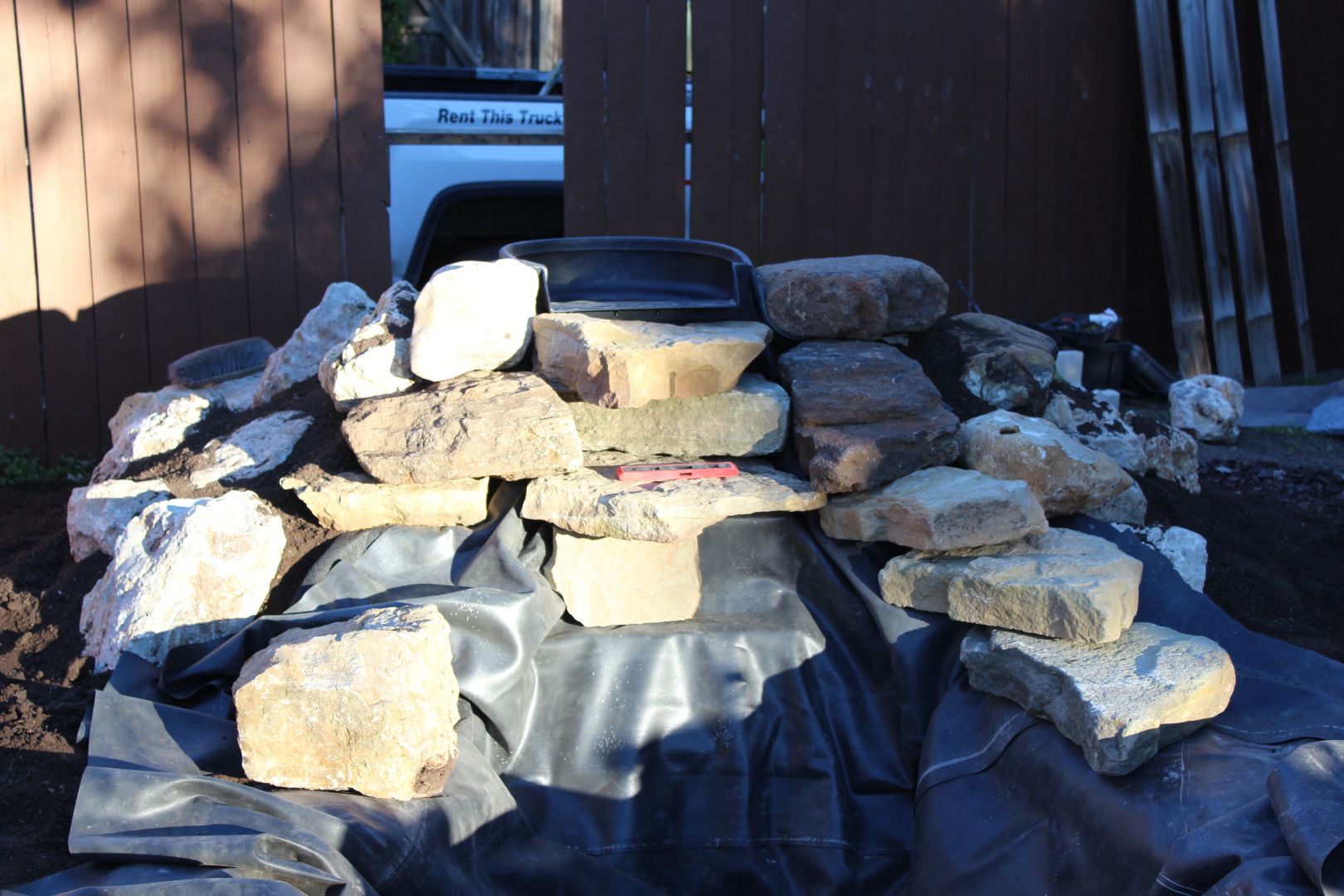 New Pond Install With Waterfall - Instructables