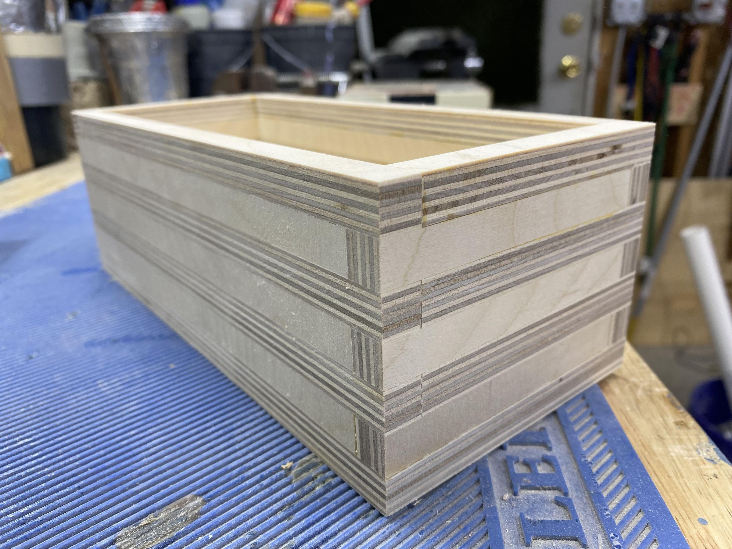 Patterned Plywood Boxes With No Jig Box Joints : 8 Steps (with Pictures ...