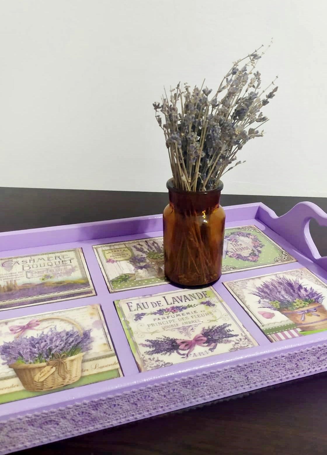 How to Make a Fake Tile Lavender Tray : 8 Steps (with Pictures ...