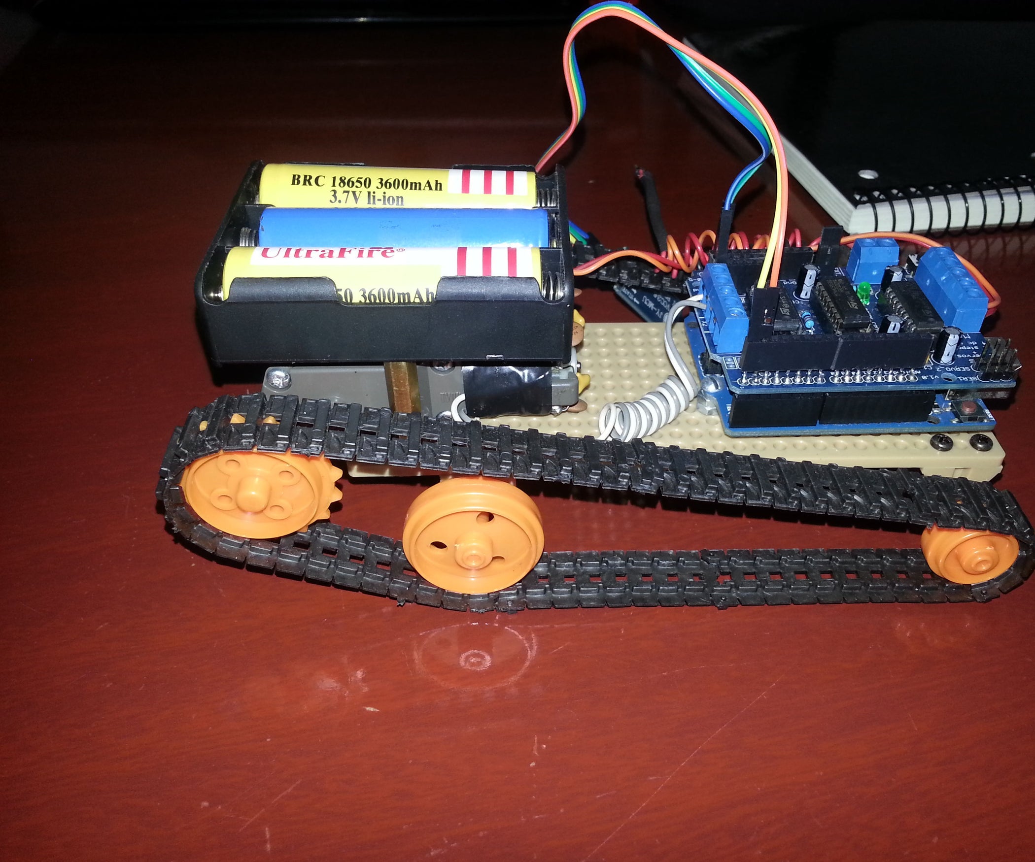Rover Bot The Arduino Bluetooth Controlled Tank 5 Steps Instructables