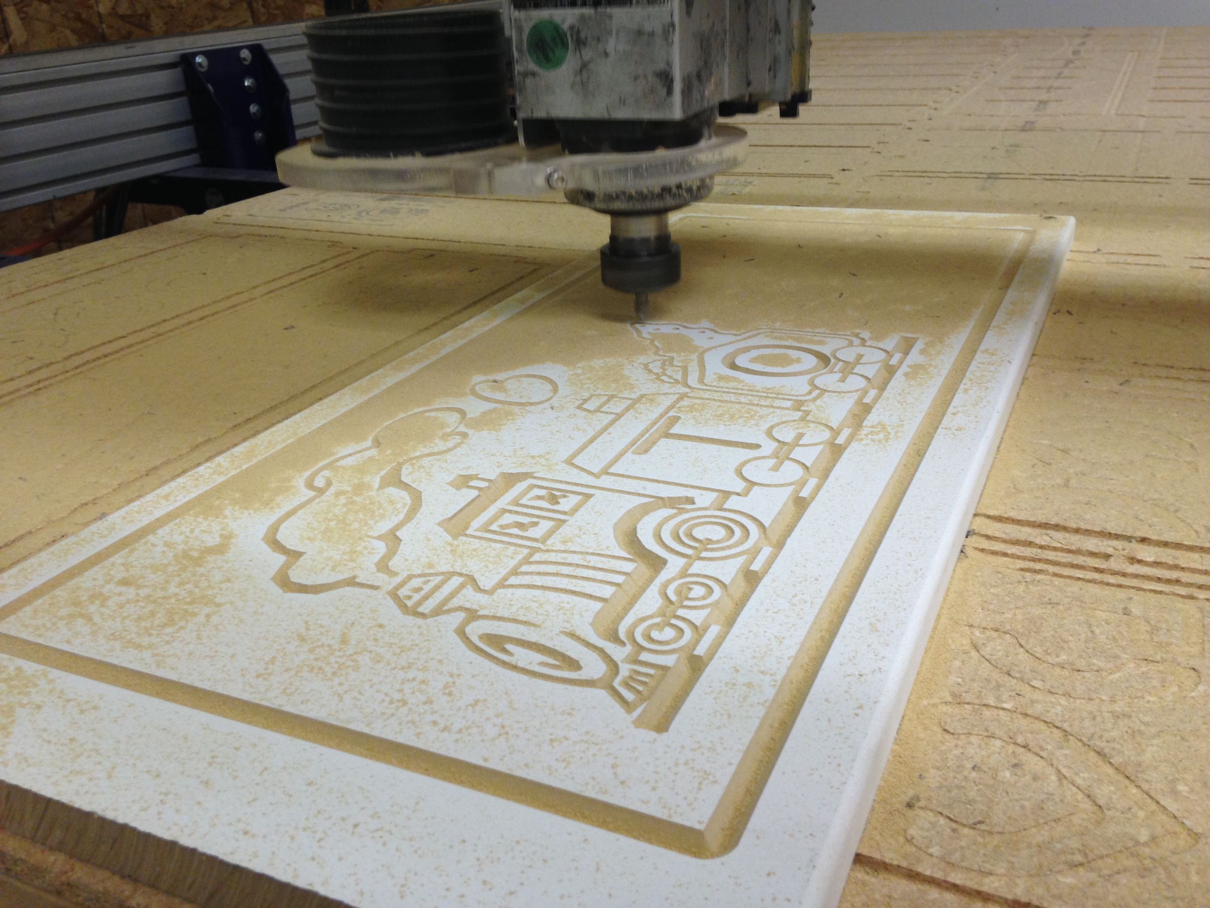 Custom Wooden Signs Made With Shopbot CNC Router : 7 Steps (with ...