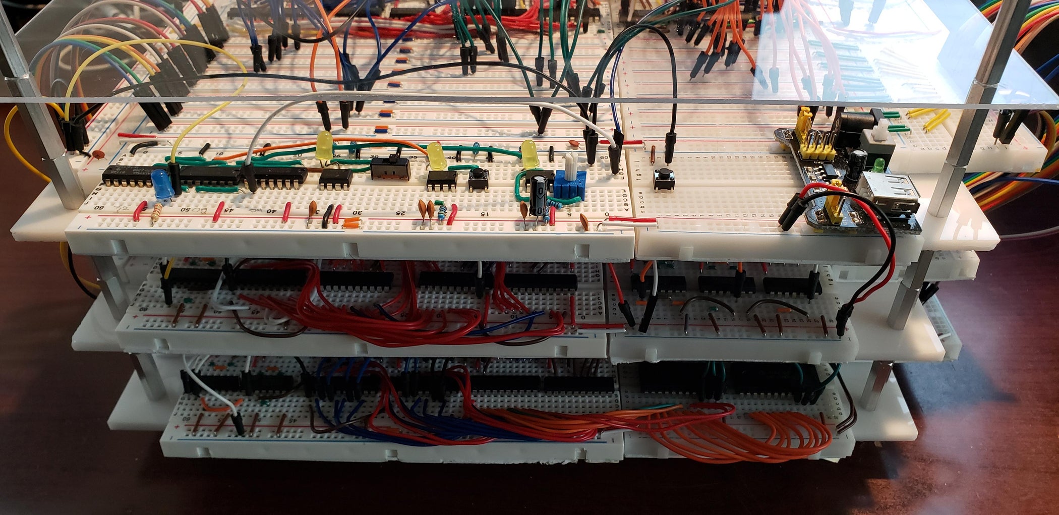 Stacks A16 Bit Breadboard Processor 6 Steps With Pictures Instructables 
