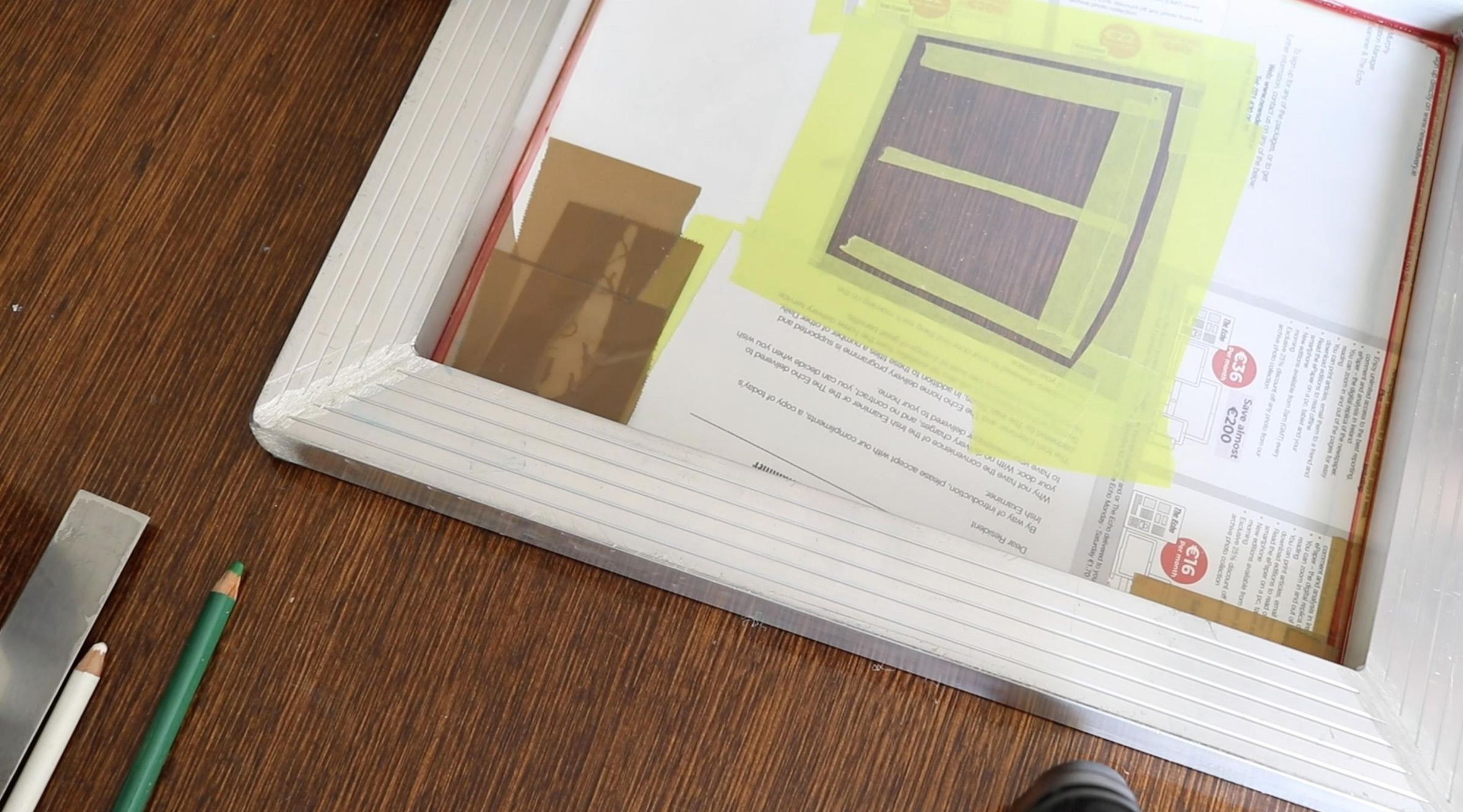 Easy Stencil Screen Printing : 8 Steps - Instructables