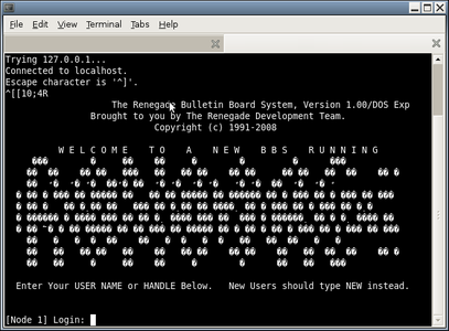 Renegade BBS in Ubuntu Linux - Telnet|Multi-Node : 5 Steps - Instructables