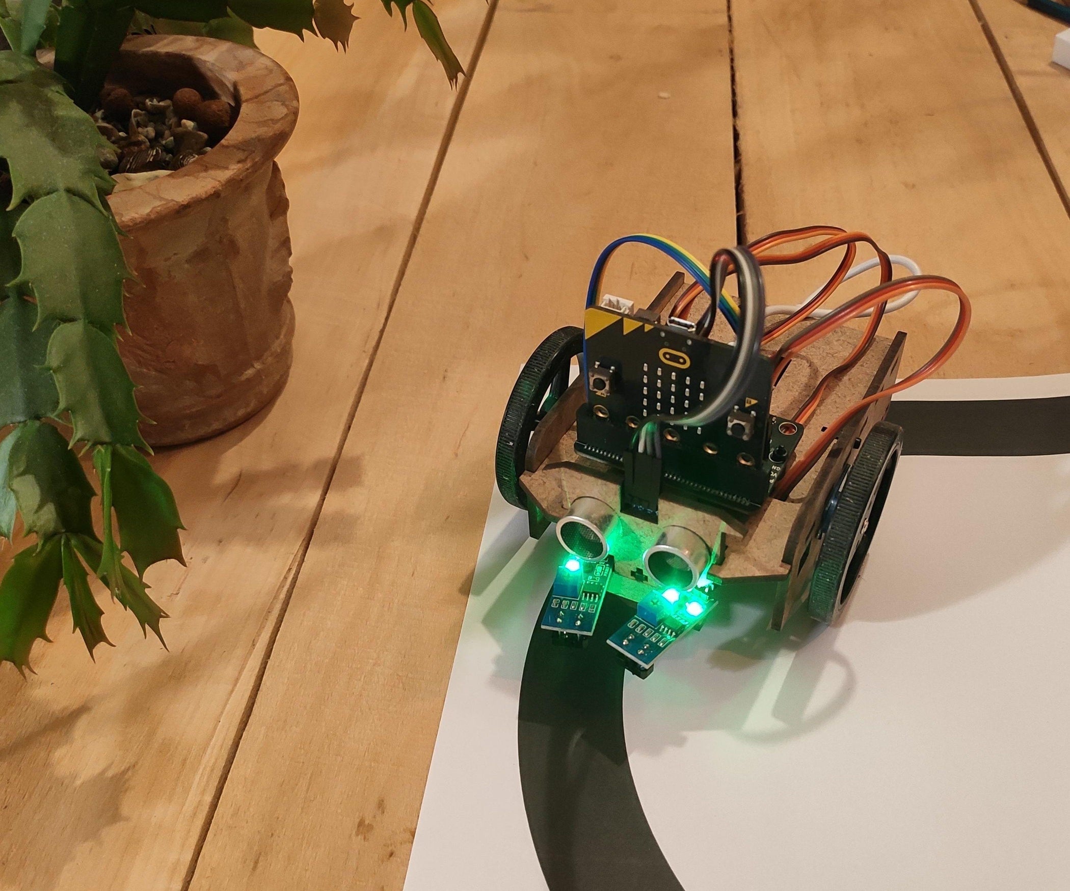 Diy Micro Bit Educational Mobile Robot V2 6 Steps Instructables