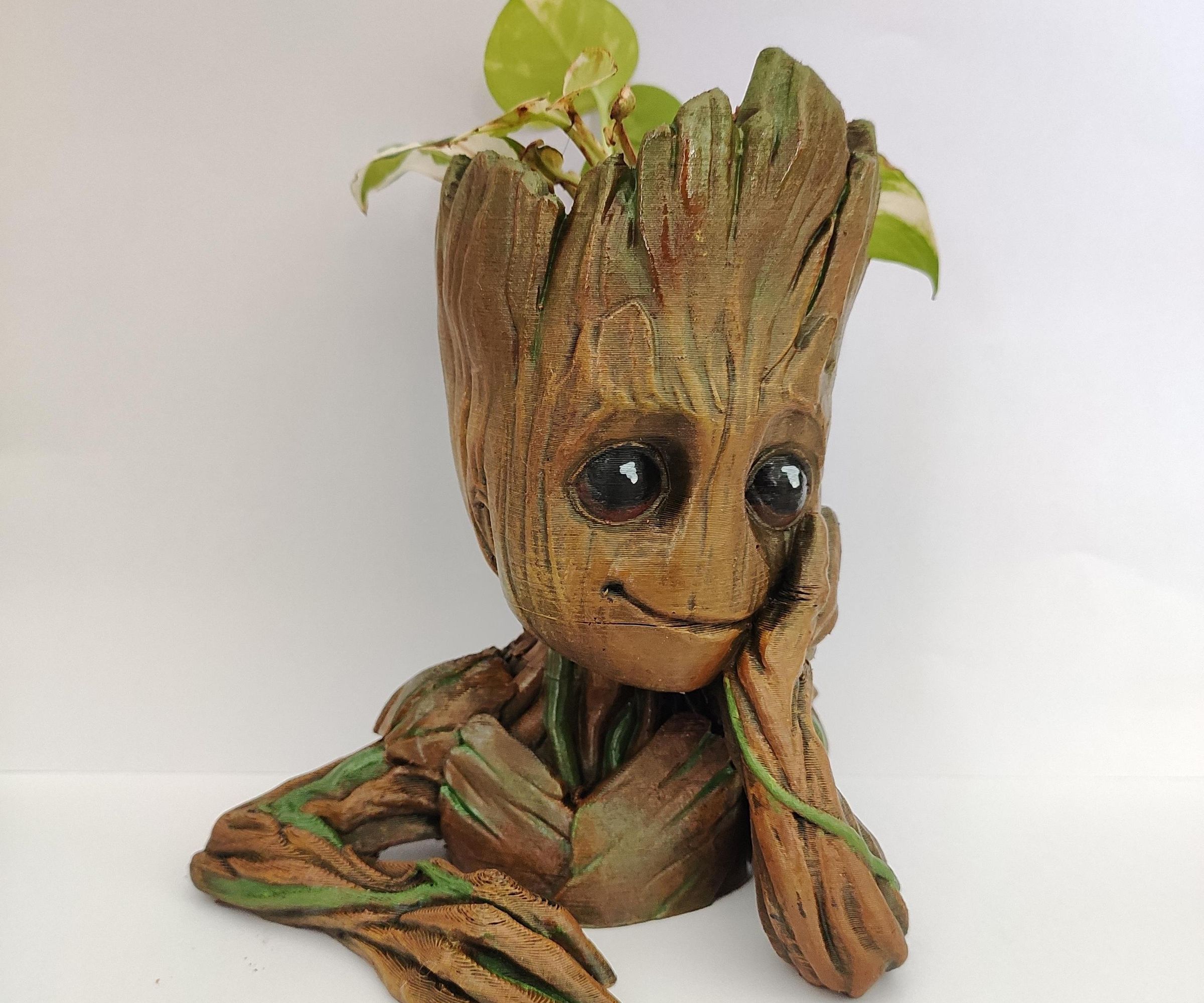 Gardening & Plants Floral & Garden Crafts Baby Groot Planter etna.com.pe