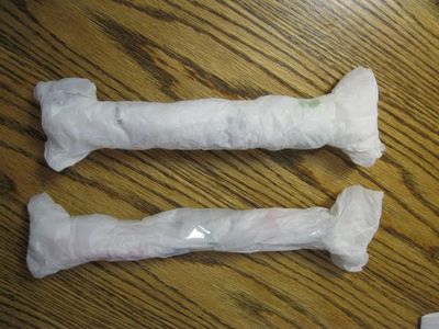 Halloween Skeleton Made of Plastic Shopping Bags. : 7 Steps (with ...