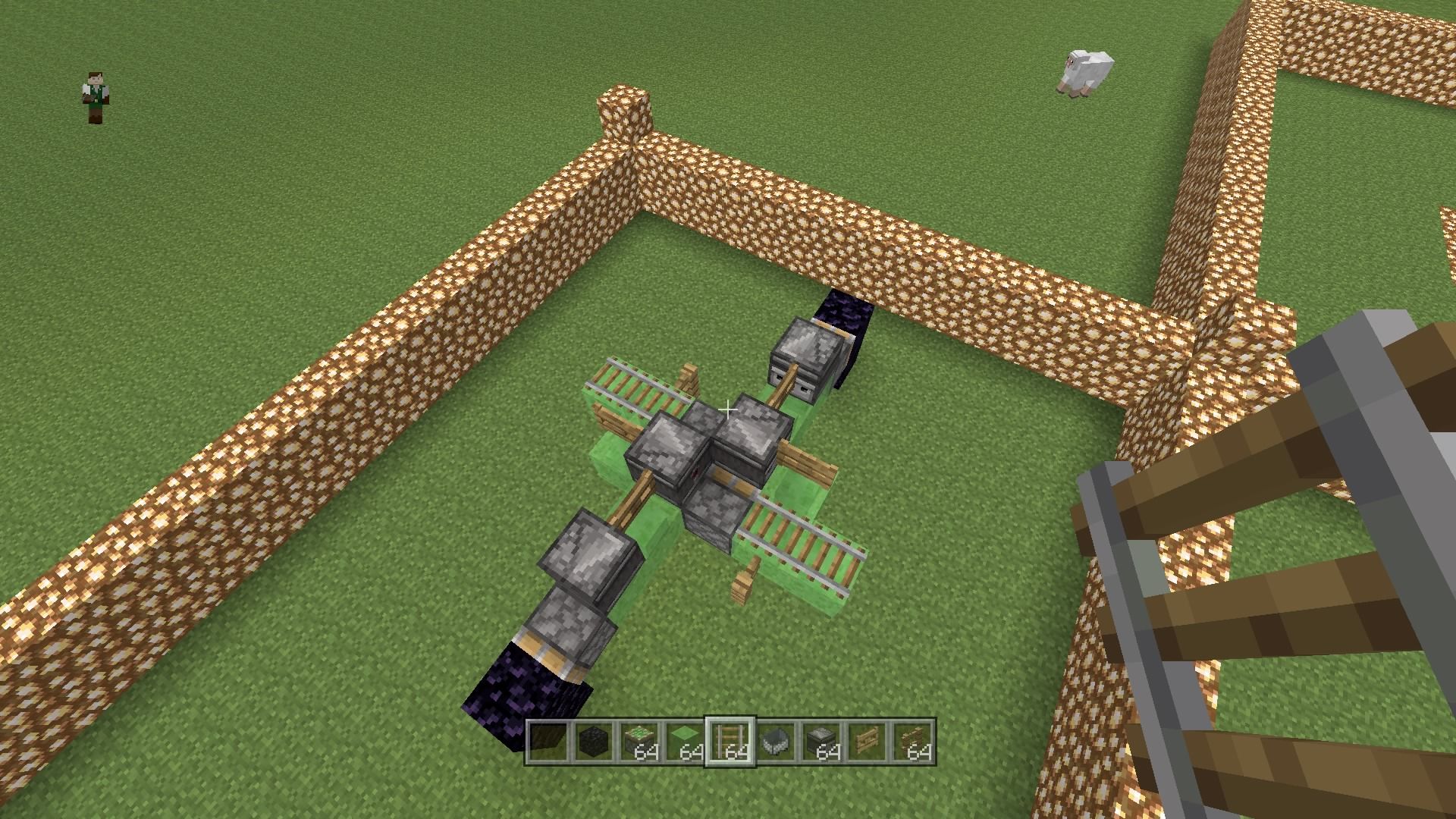 Minecraft SethBling's Simple 2-way Controllable Flying Machine Adapted ...