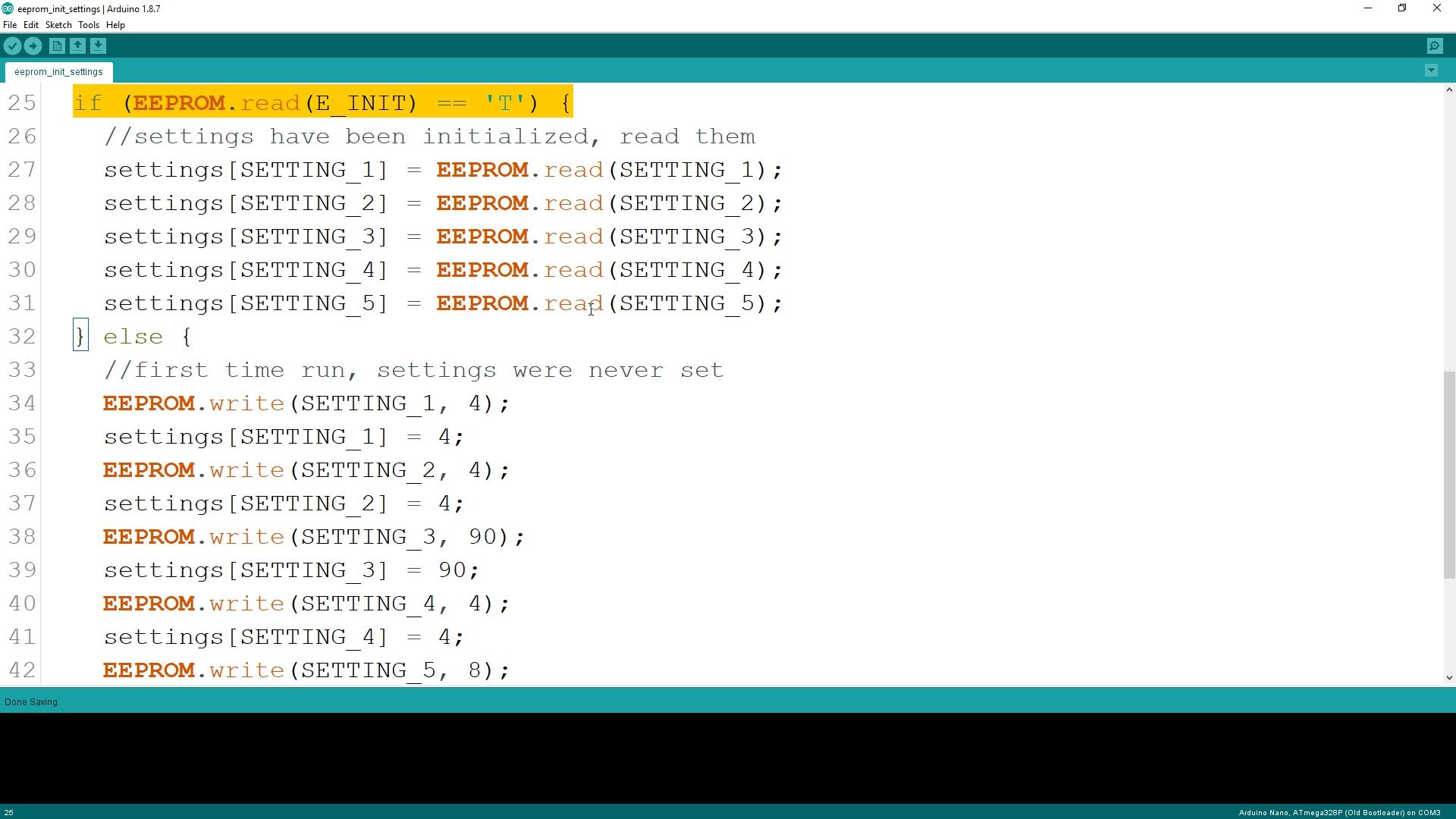 Arduino EEPROM Settings Initialization : 5 Steps - Instructables
