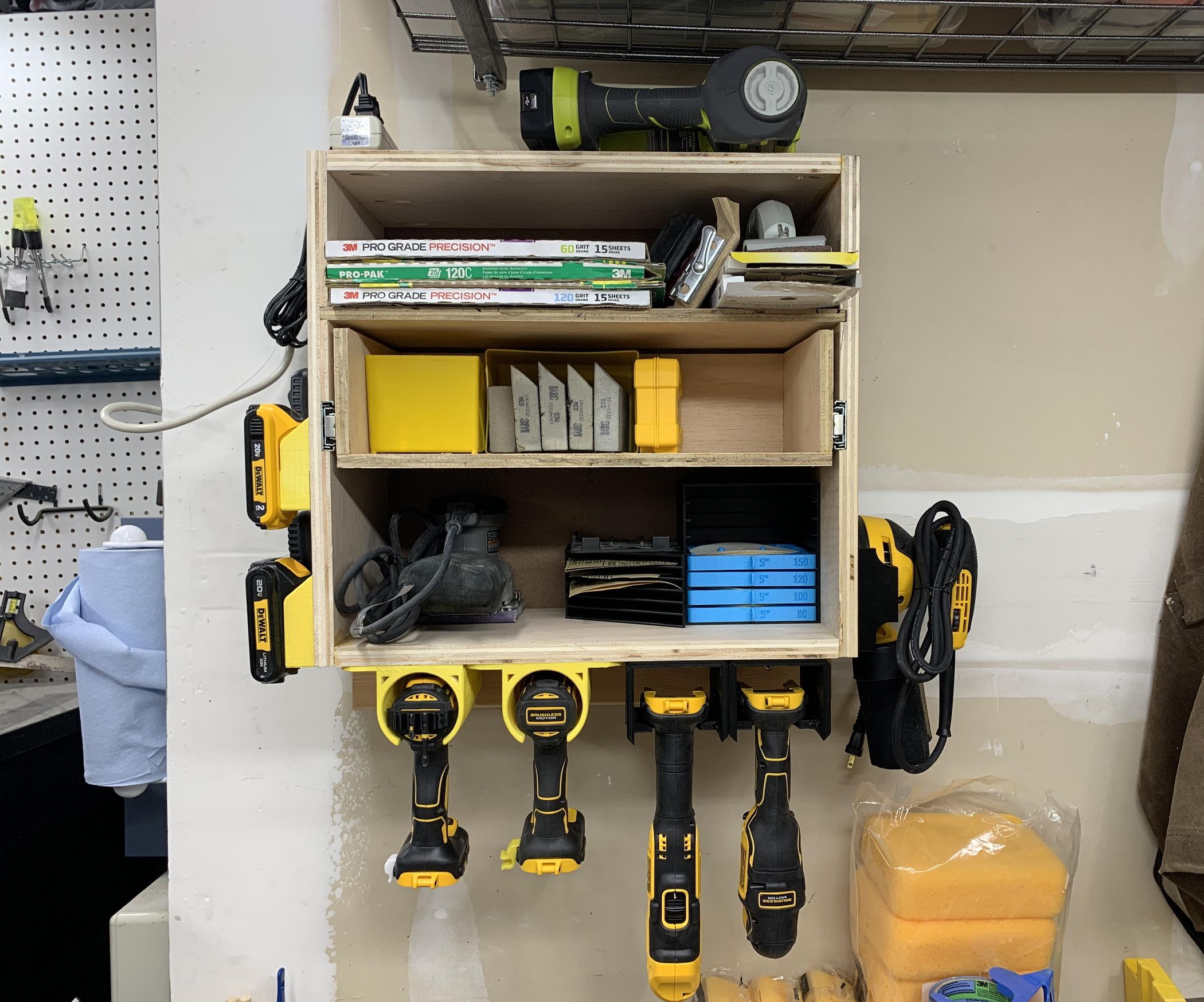 Drill and Sander Storage : 9 Steps (with Pictures) - Instructables