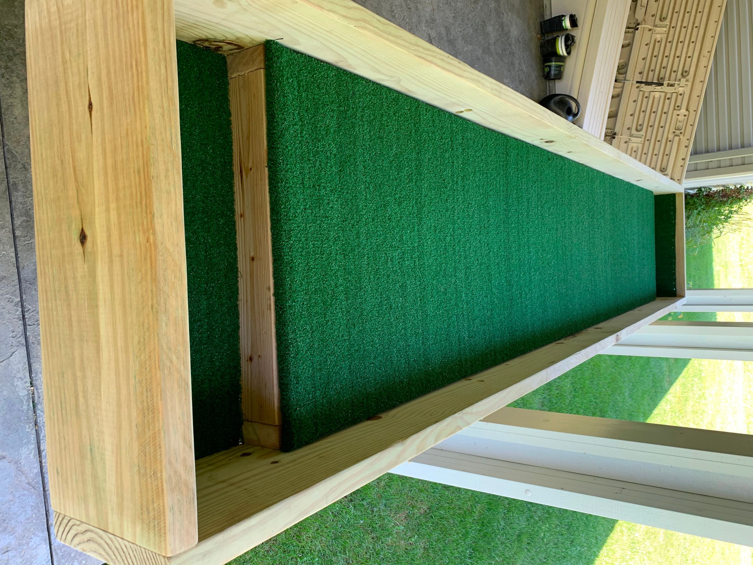 Outdoor Carpet Ball Table ( Also Called Gutter Ball ) : 8 Steps ...