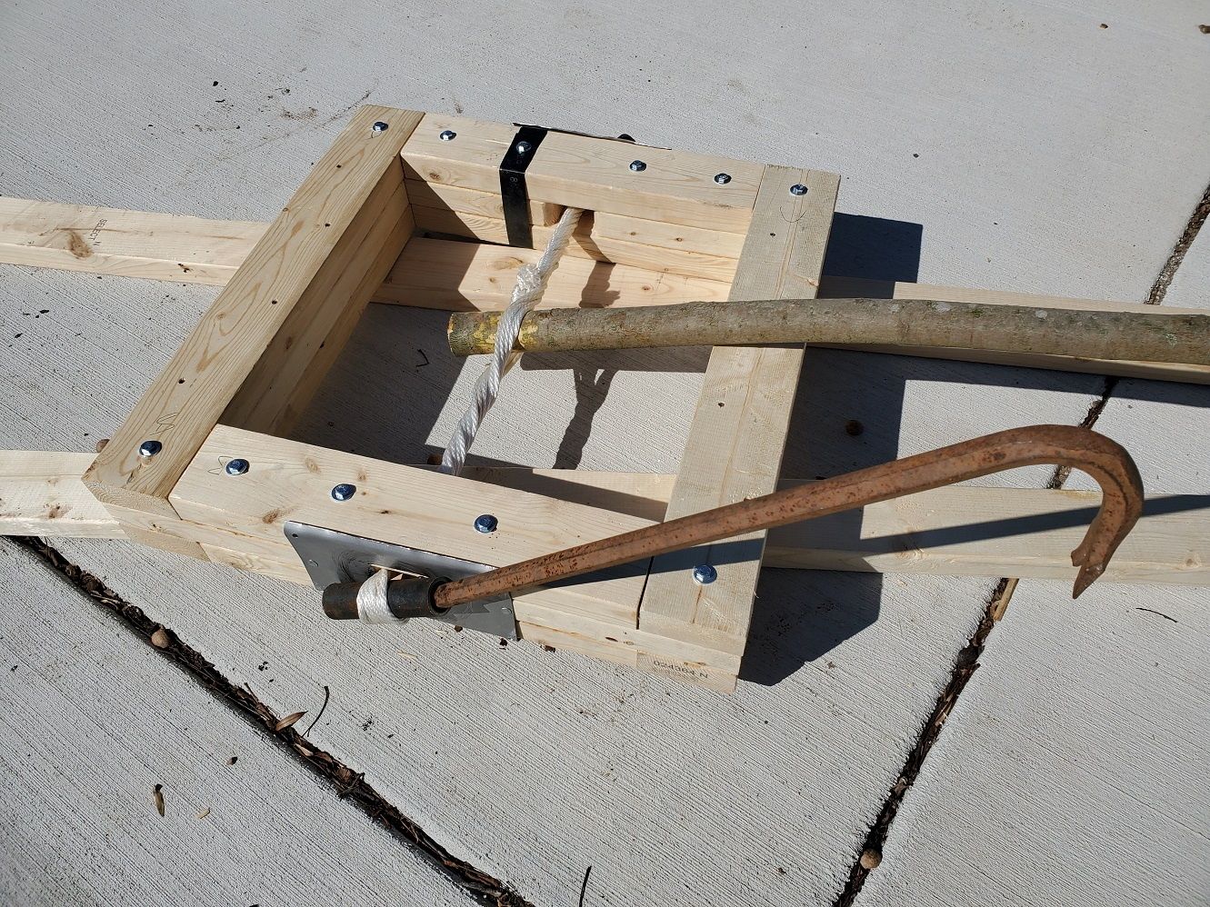 The Skein of Pain - AKA Mangonel - Torsion Catapult : 9 Steps (with ...