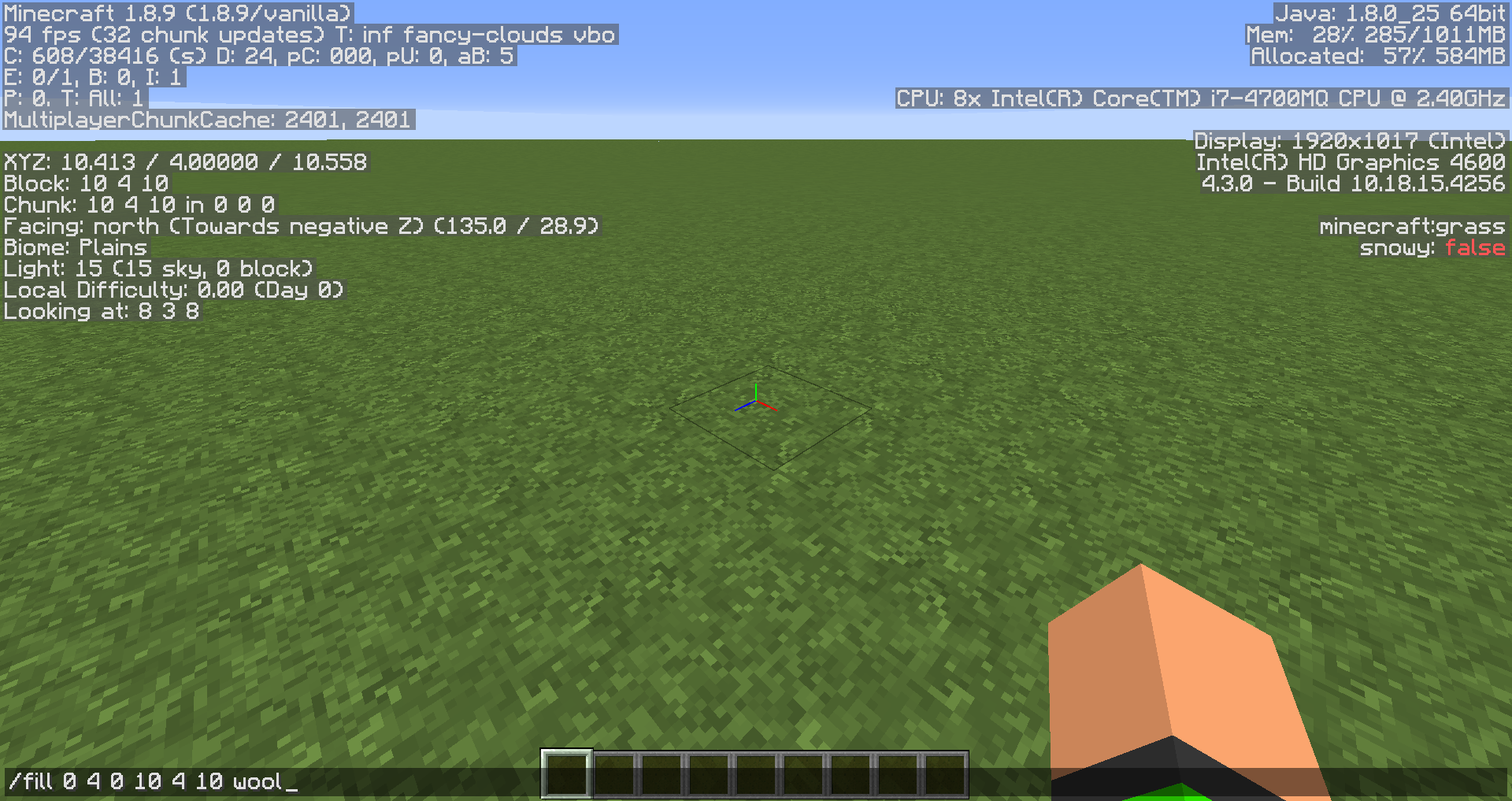 How to Use the /fill Command in Minecraft : 6 Steps - Instructables