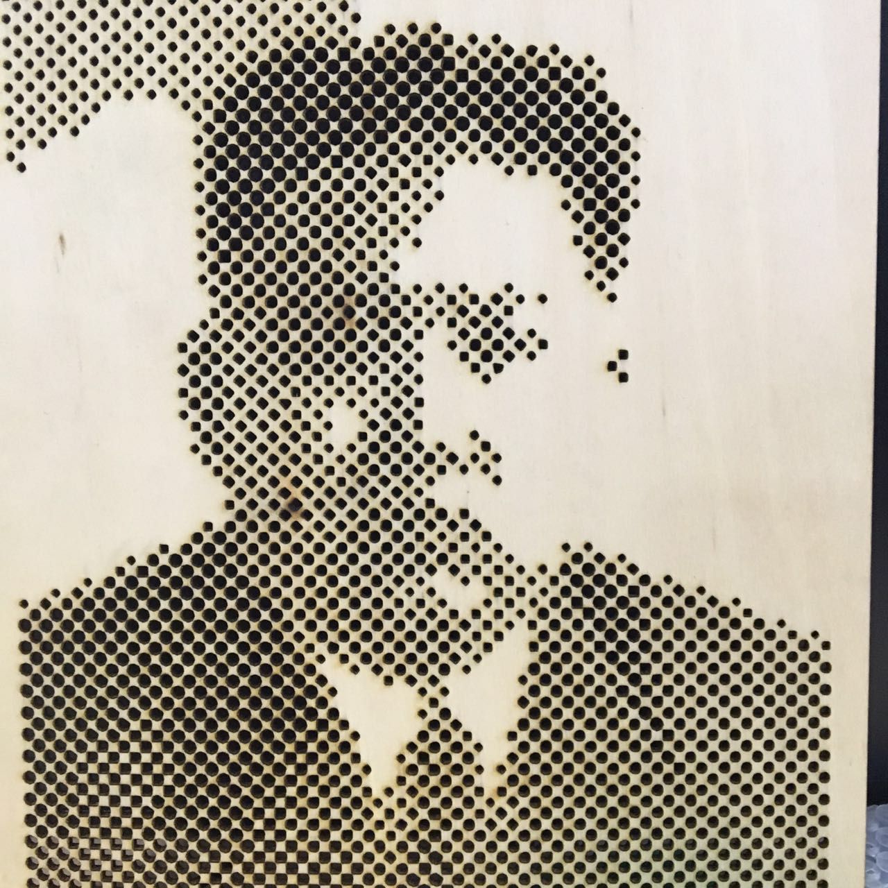 Laser Cutting a Pixel Portrait About Yourself : 6 Steps (with Pictures ...
