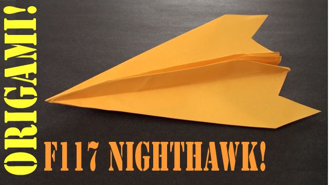 How to Make an Origami F-117 Nighthawk Paper Airplane! - Instructables