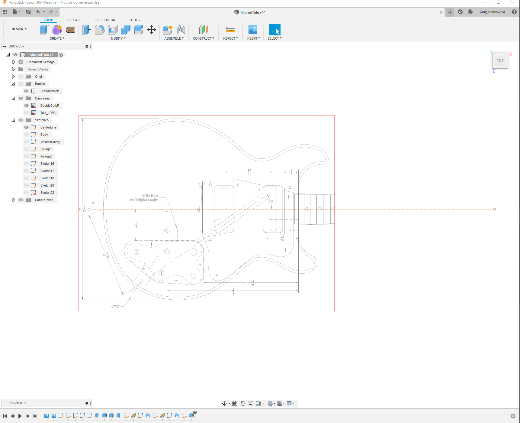 CNC Guitar Using Fusion 360 and a Shapeoko XL : 4 Steps (with Pictures) - Instructables