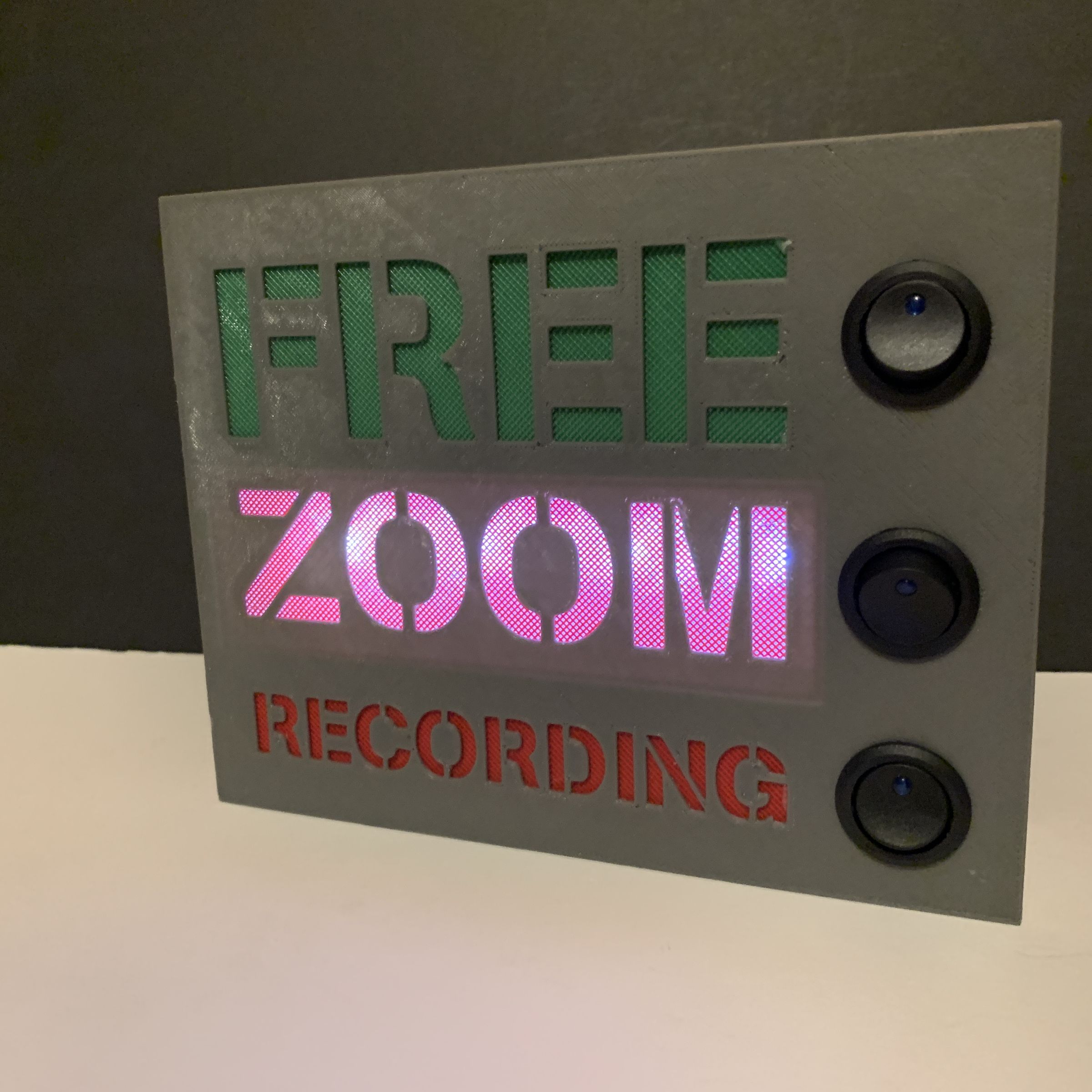 Working From Home Light Up Room Sign : 12 Steps (with Pictures ...