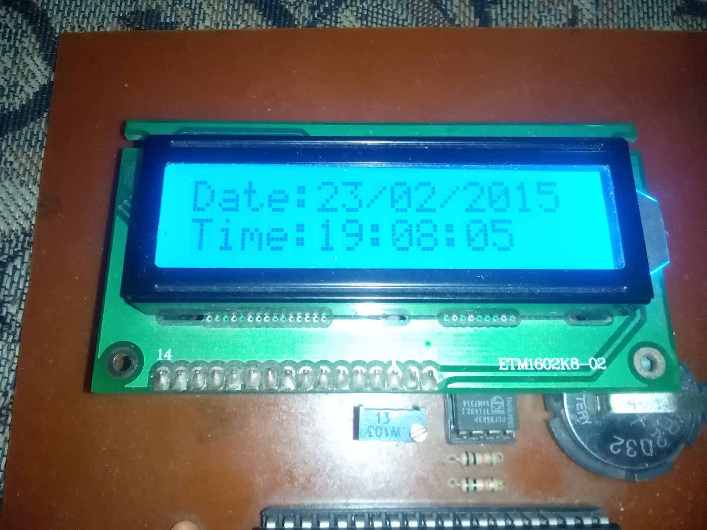 Electronic Security System With RTC and User Define Pin Code : 7 Steps ...