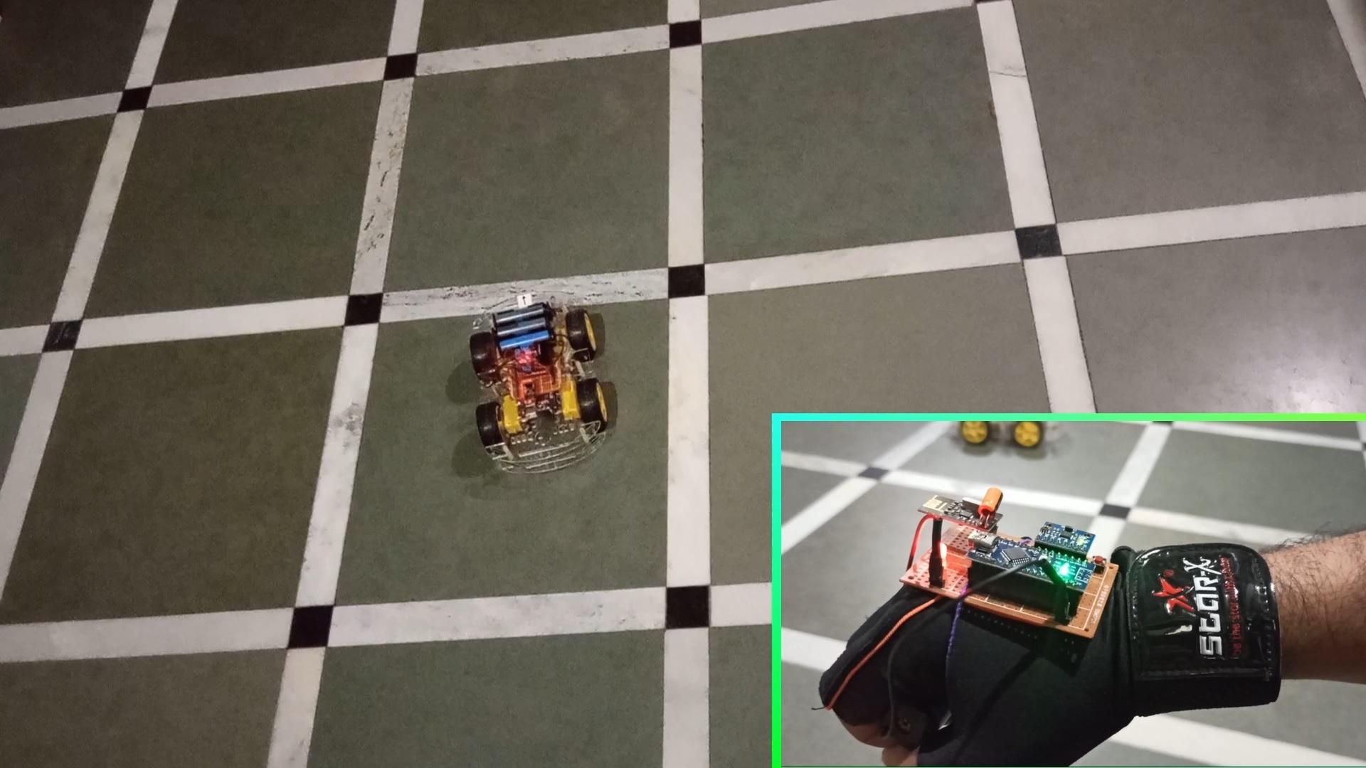 DIY | Hand Gestures Controlled Car Using Arduino | NRf24l01 | MPU6050 ...