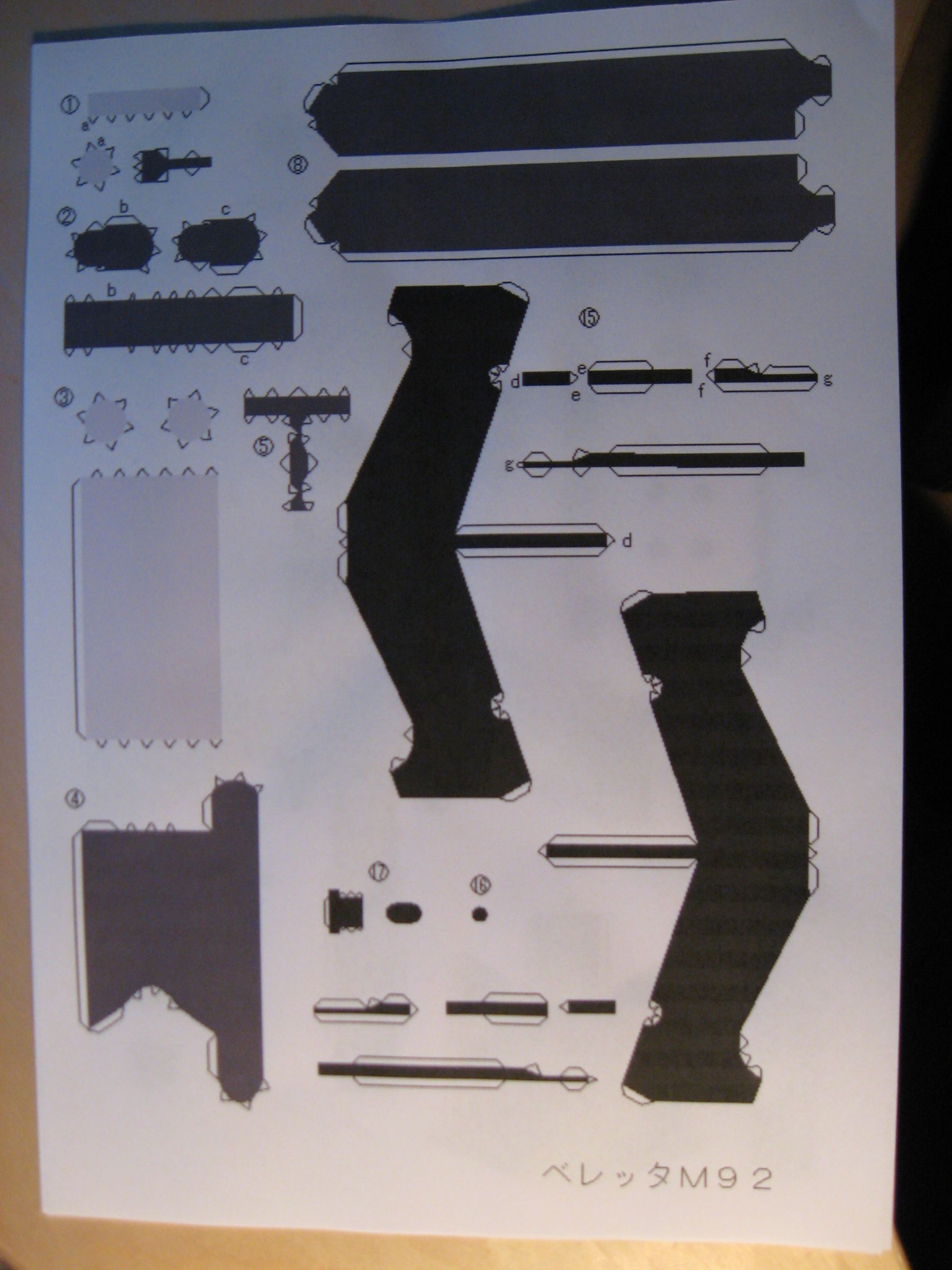 How to Make a Paper Model Gun! : 10 Steps - Instructables