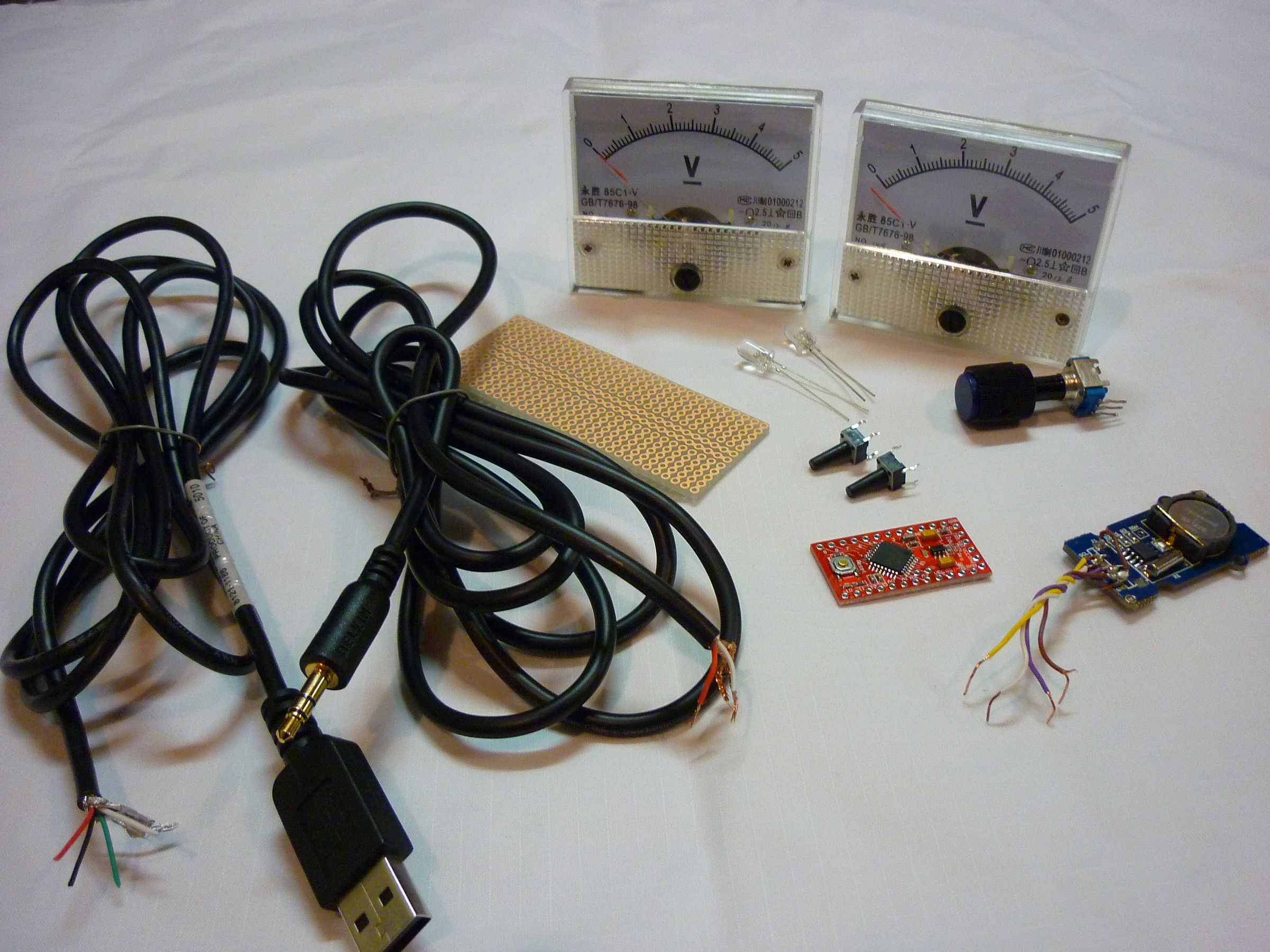 Analog VU Meter and Clock (Arduino Powered) : 7 Steps (with Pictures ...