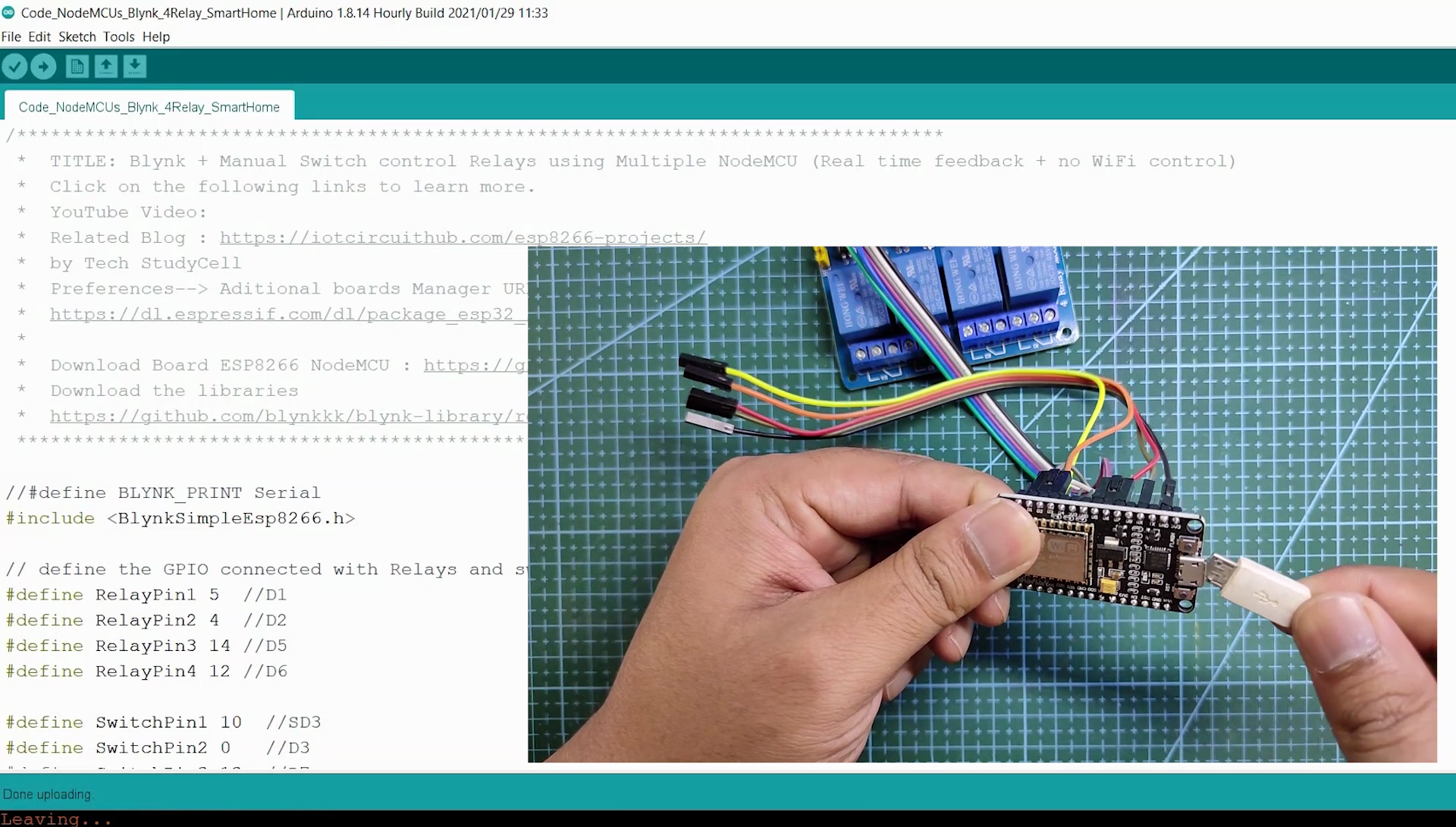 Smart Home With Multiple NodeMCU ESP8266 Network With Blynk : 15 Steps ...