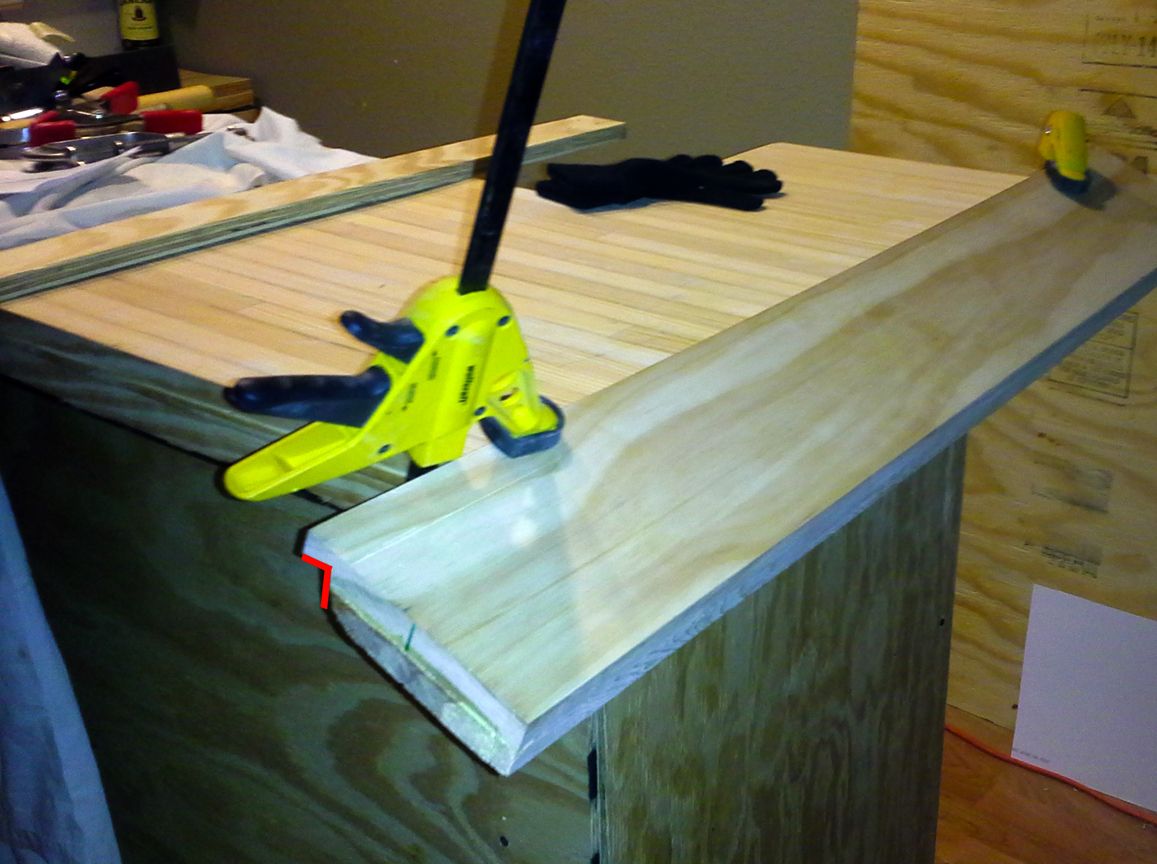 Home Bar With Reclaimed Bowling Alley Bar Top : 15 Steps (with Pictures ...