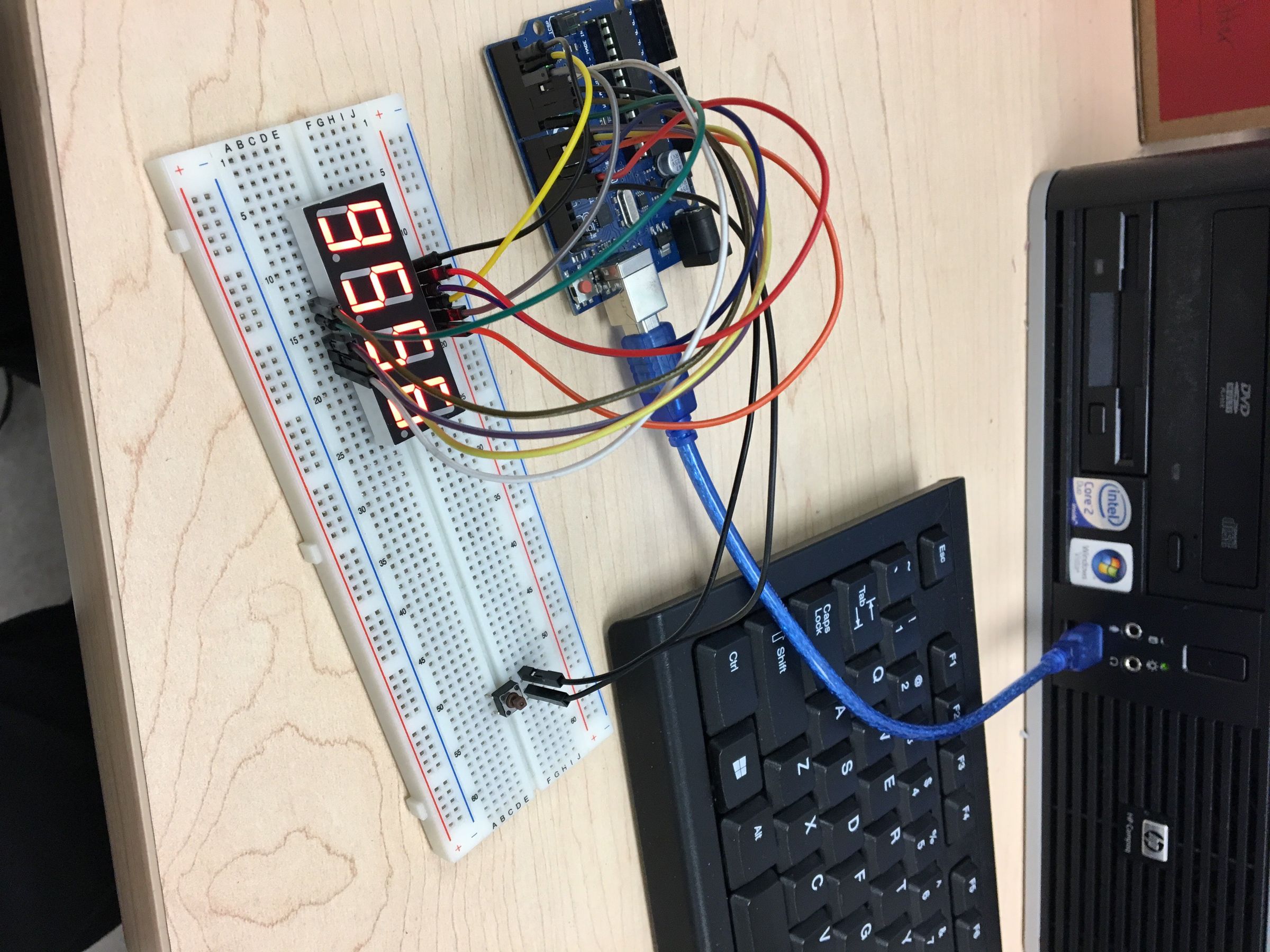 4 Digit 7-Segment Timer With Reset Button : 5 Steps - Instructables