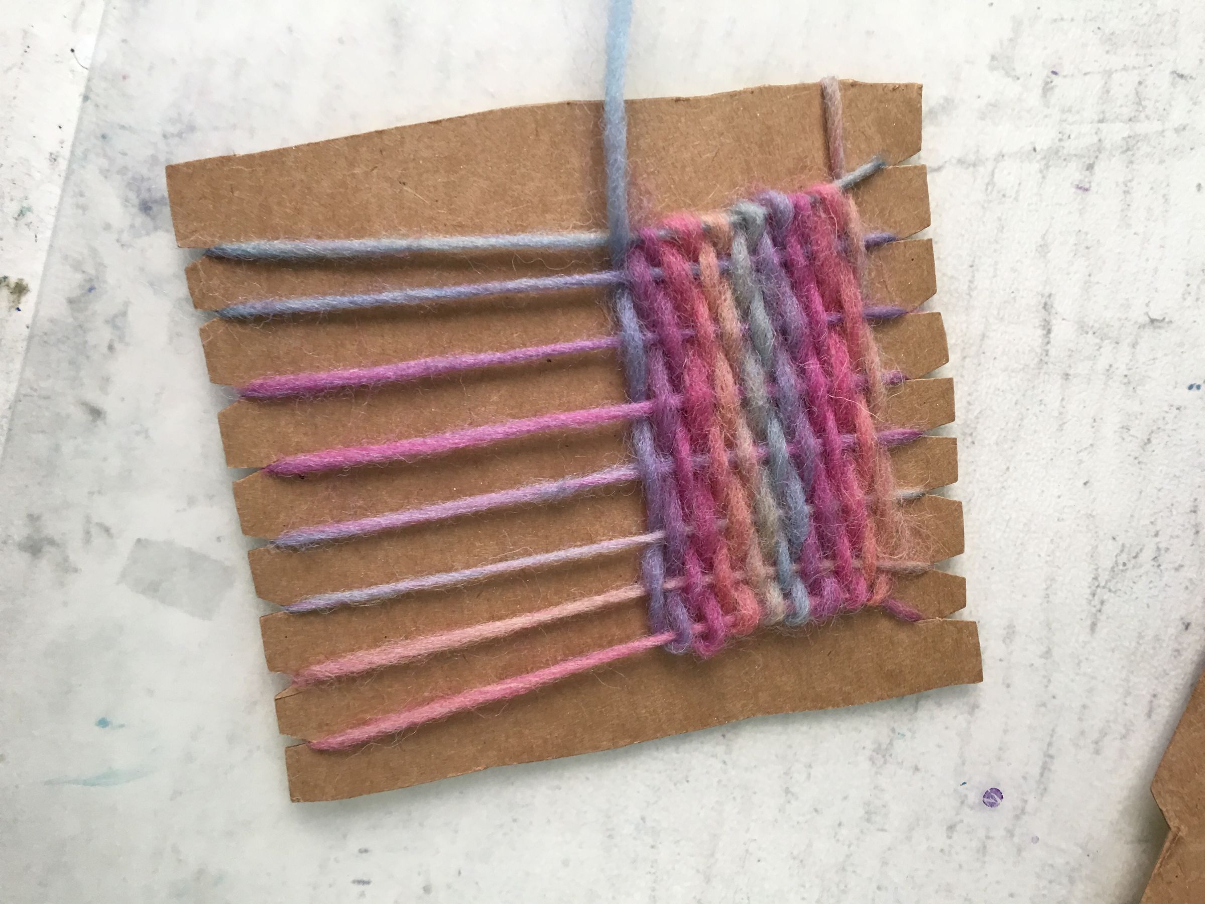 How to Weave Without a Real Loom : 6 Steps - Instructables