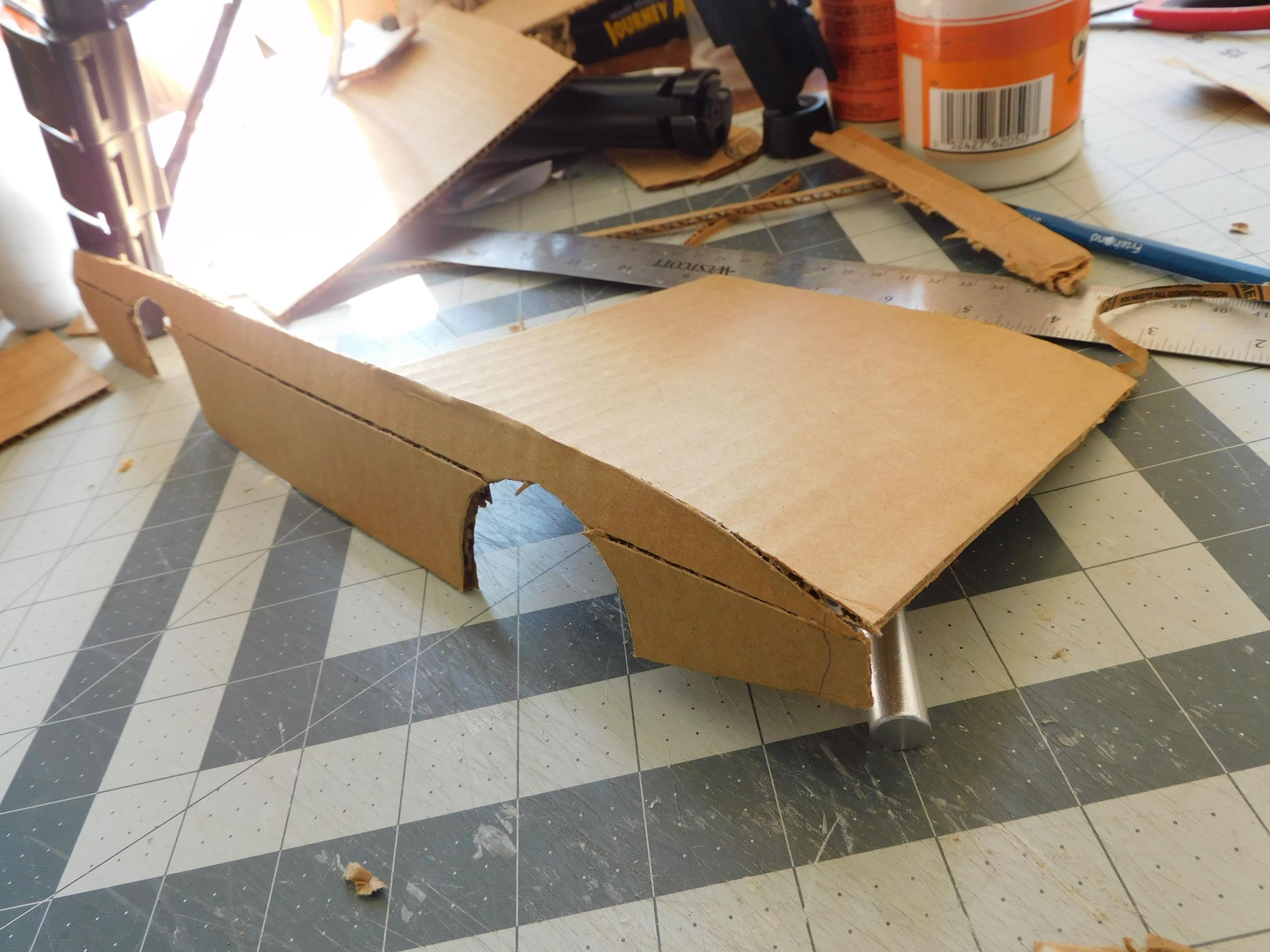 How to Make a Cardboard Replica "Dom's Ice Charger" : 11 Steps (with ...