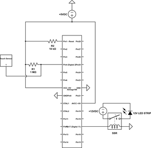 Capacitive Touch Arduino Lamp : 7 Steps (with Pictures) - Instructables