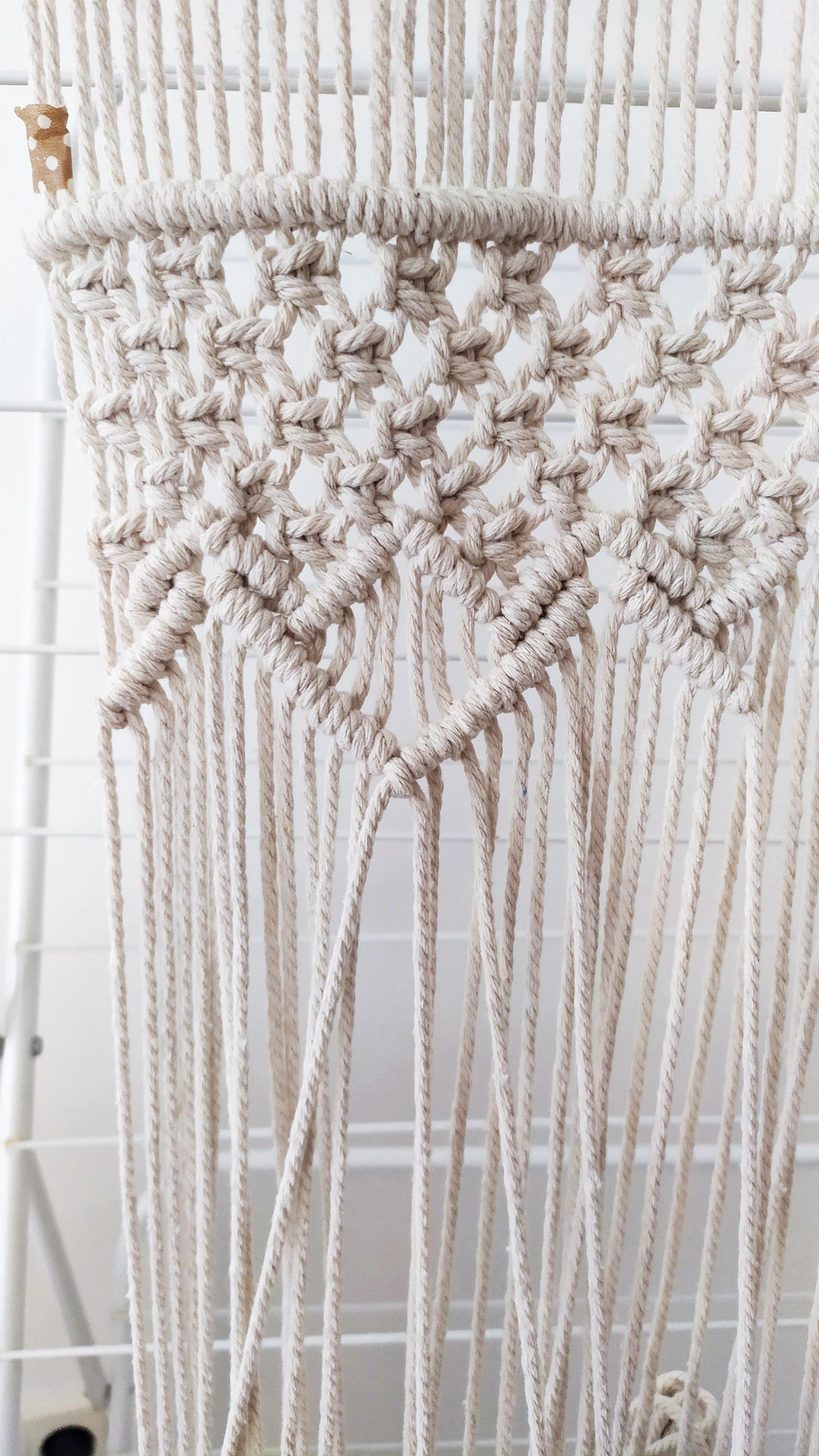How to Make a Bohemian Macrame Rug : 14 Steps (with Pictures ...