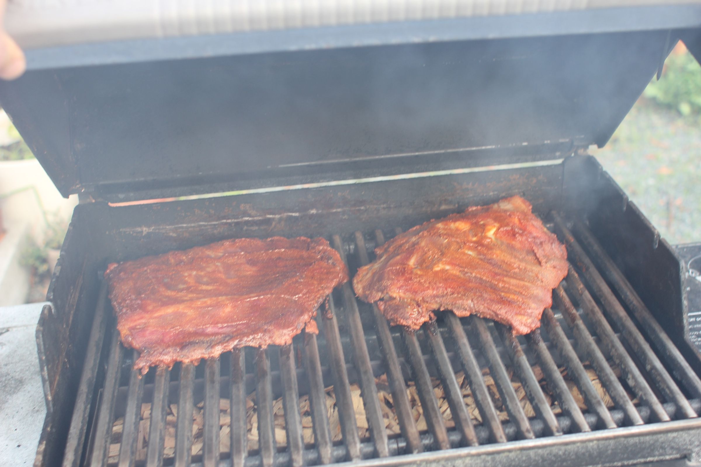 Turn Your Gas Grill Into a Smoker - Simple Woodchip Tray : 10 Steps ...