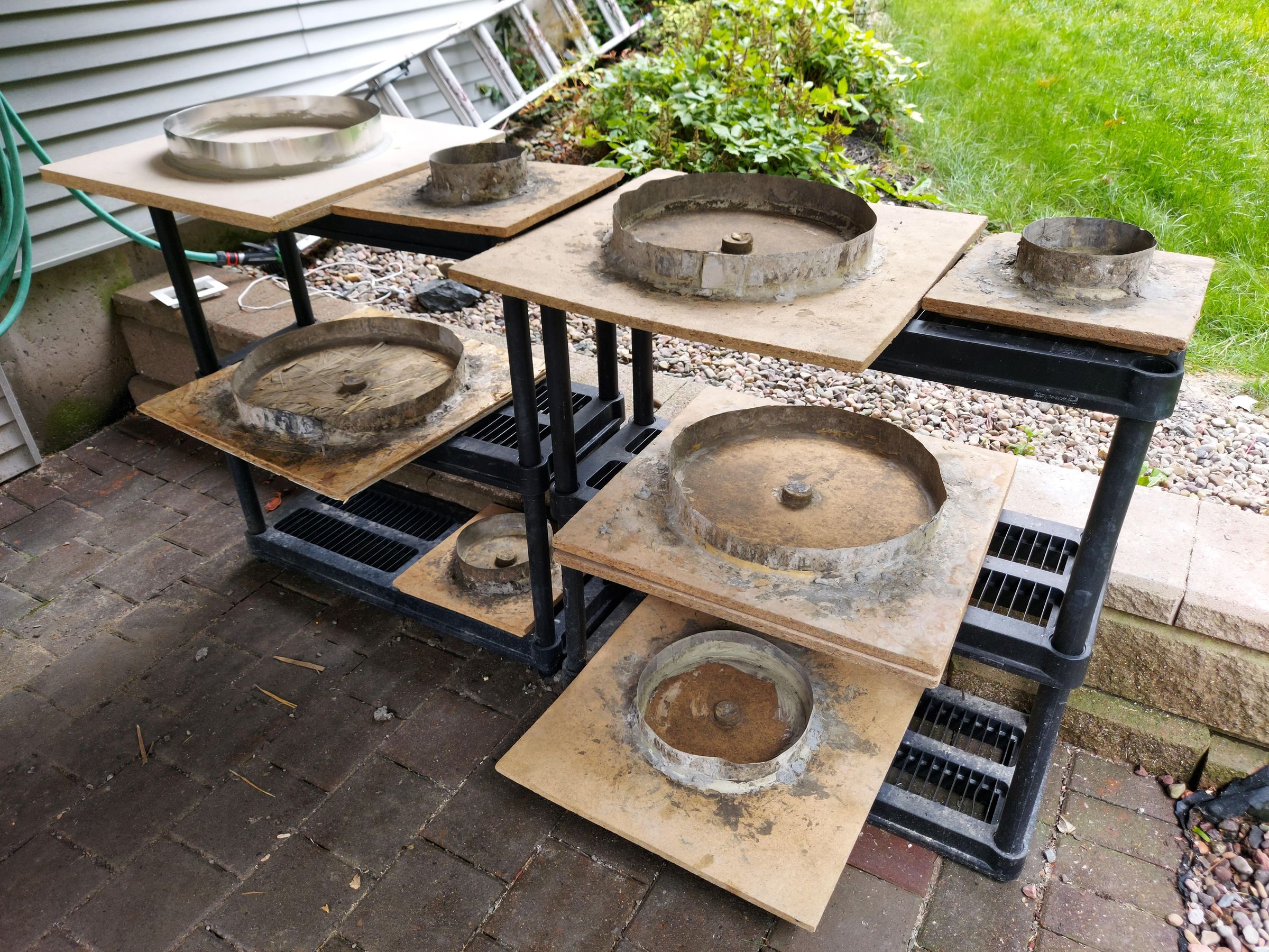 How to Make Olympic Concrete Weight Plates Homemade Guide : 5 Steps ...