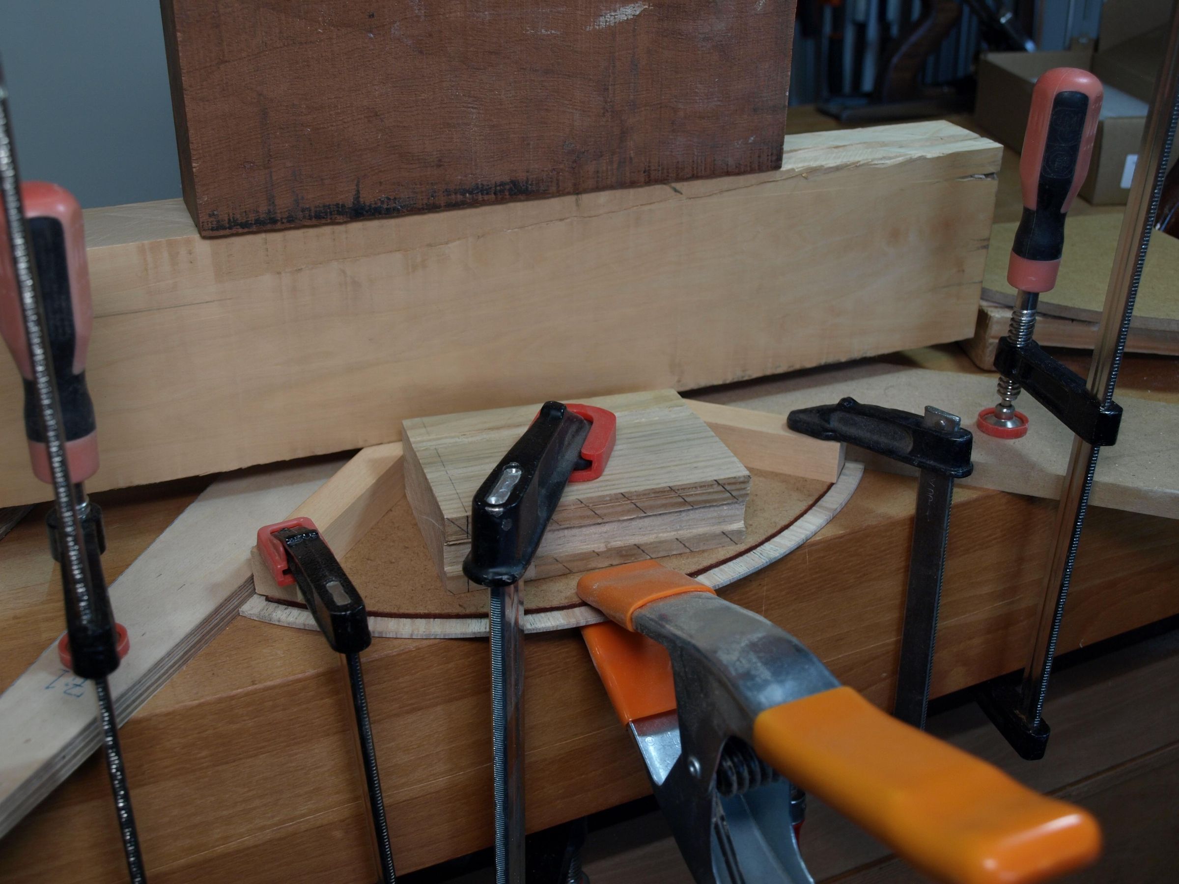Bent Wood Quadrant Box With Fan Top : 6 Steps (with Pictures ...