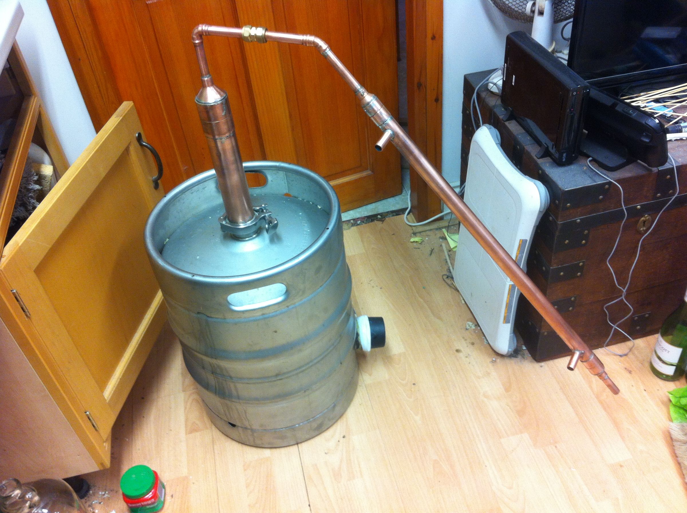 Build a Keg Still for Whiskey (Pot Still Design) : 12 Steps - Instructables