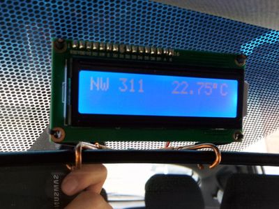 Car Digital Compass & Thermometer : 7 Steps (with Pictures) - Instructables
