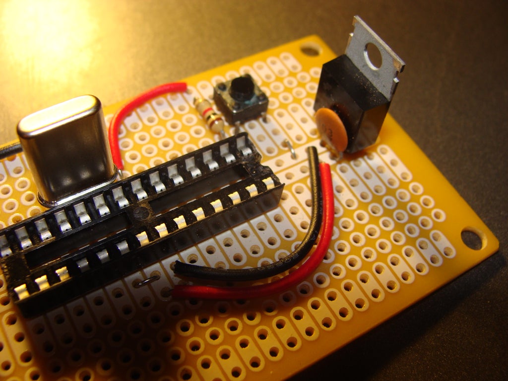 Perfboard Hackduino 8 Arduino Compatible Circuit 12 Steps With