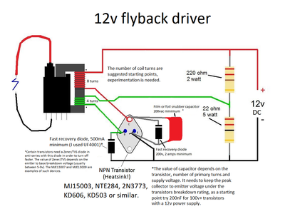 Flyback Transformer Driver for Beginners : 9 Steps (with Pictures) - Instructables