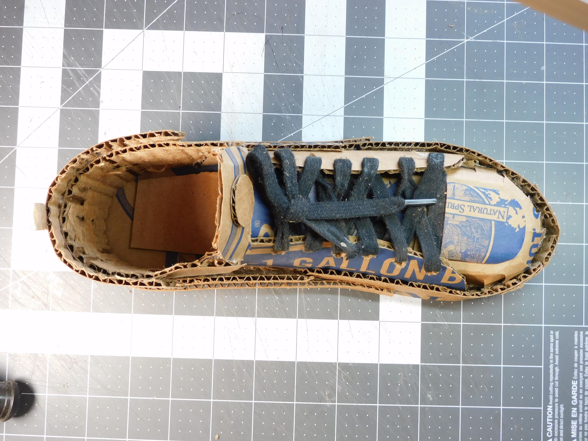 How to Make a Cardboard Sneaker... : 6 Steps (with Pictures ...
