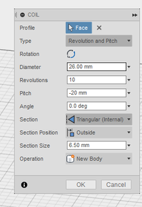 Fusion360 Coil With Custom Profile and Custom Section : 6 Steps ...
