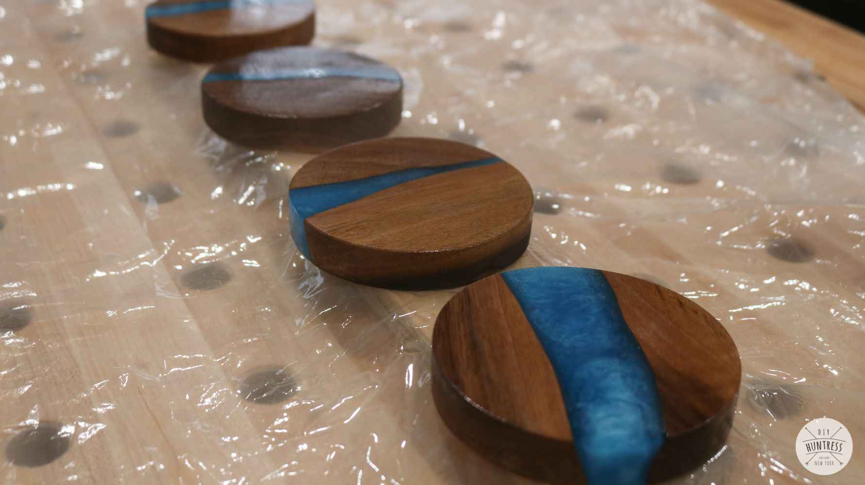 DIY "Faux" Live Edge River Coasters : 11 Steps (with Pictures ...