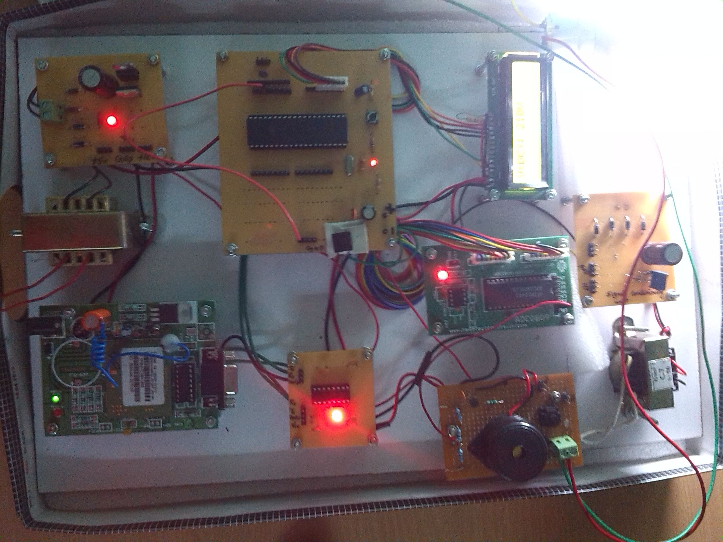 Prototype of Finger Print Based ATM Mechine & Whether Report System ...