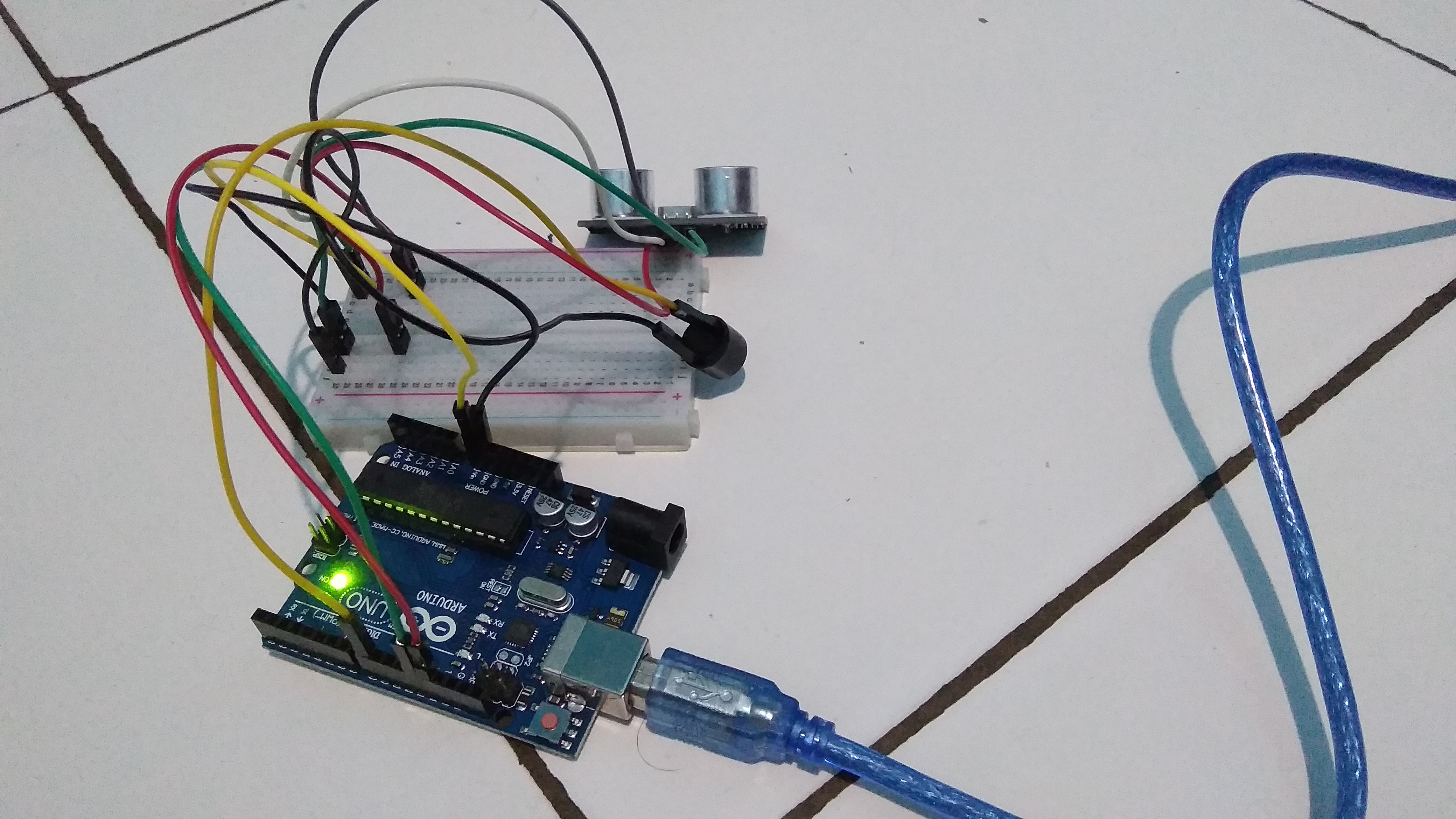 SIMPLE ARDUINO ULTRASONIC SENSOR DOOR ALARM / Motion Detector NO PIR ...